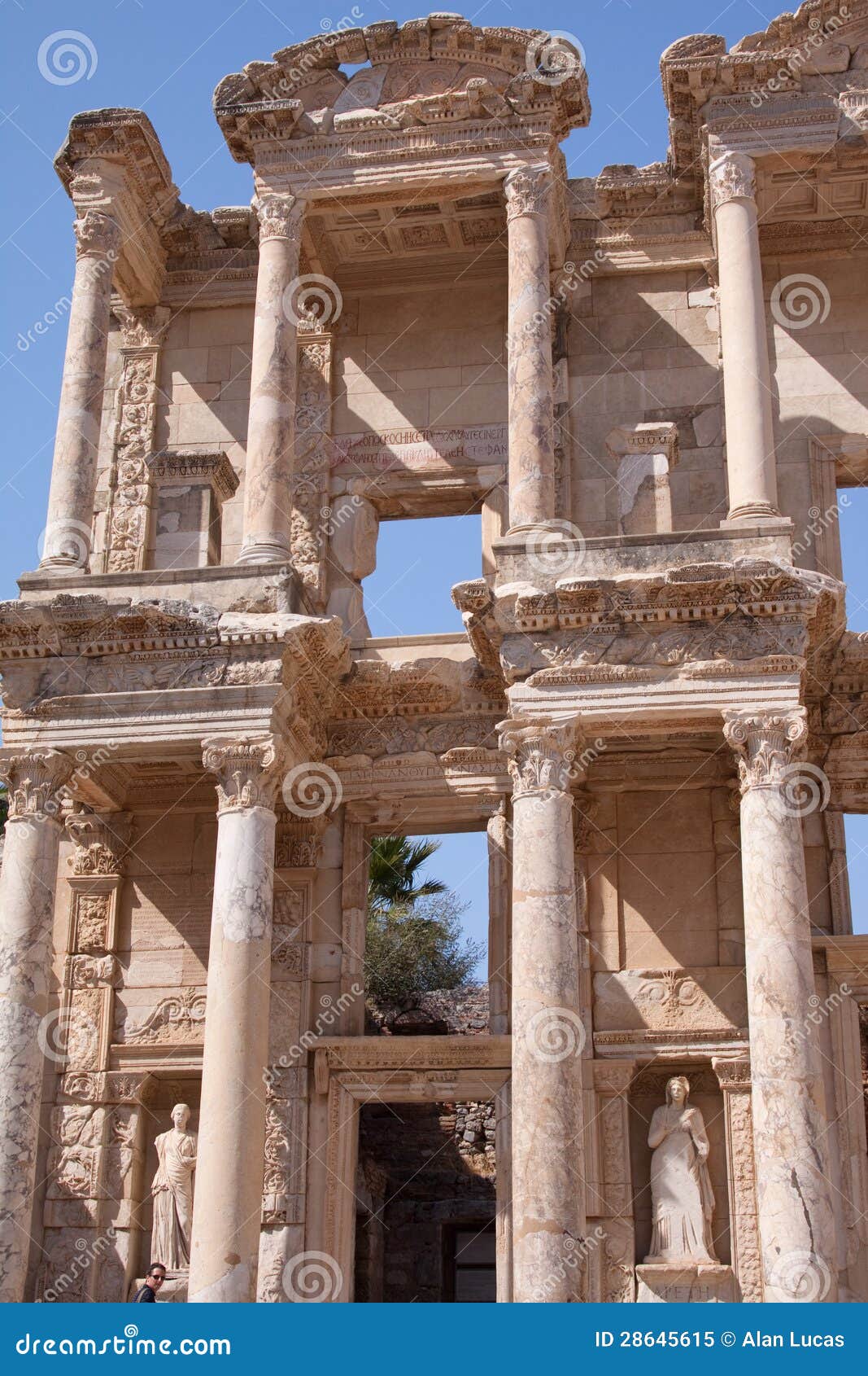 Ephesus Library stock image. Image of kusadasi, architectural - 28645615