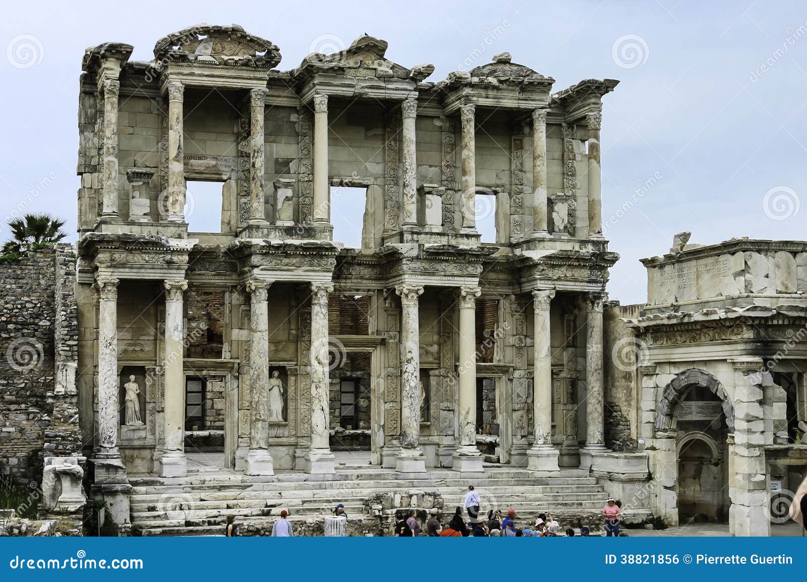 Ephesus Library building editorial photo. Image of library - 38821856
