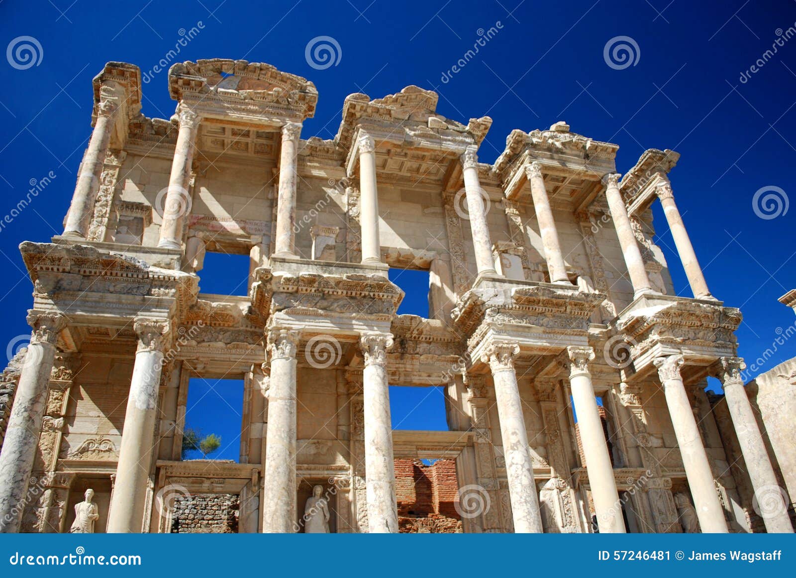 Ephesus library stock image. Image of tourism, architecture - 57246481