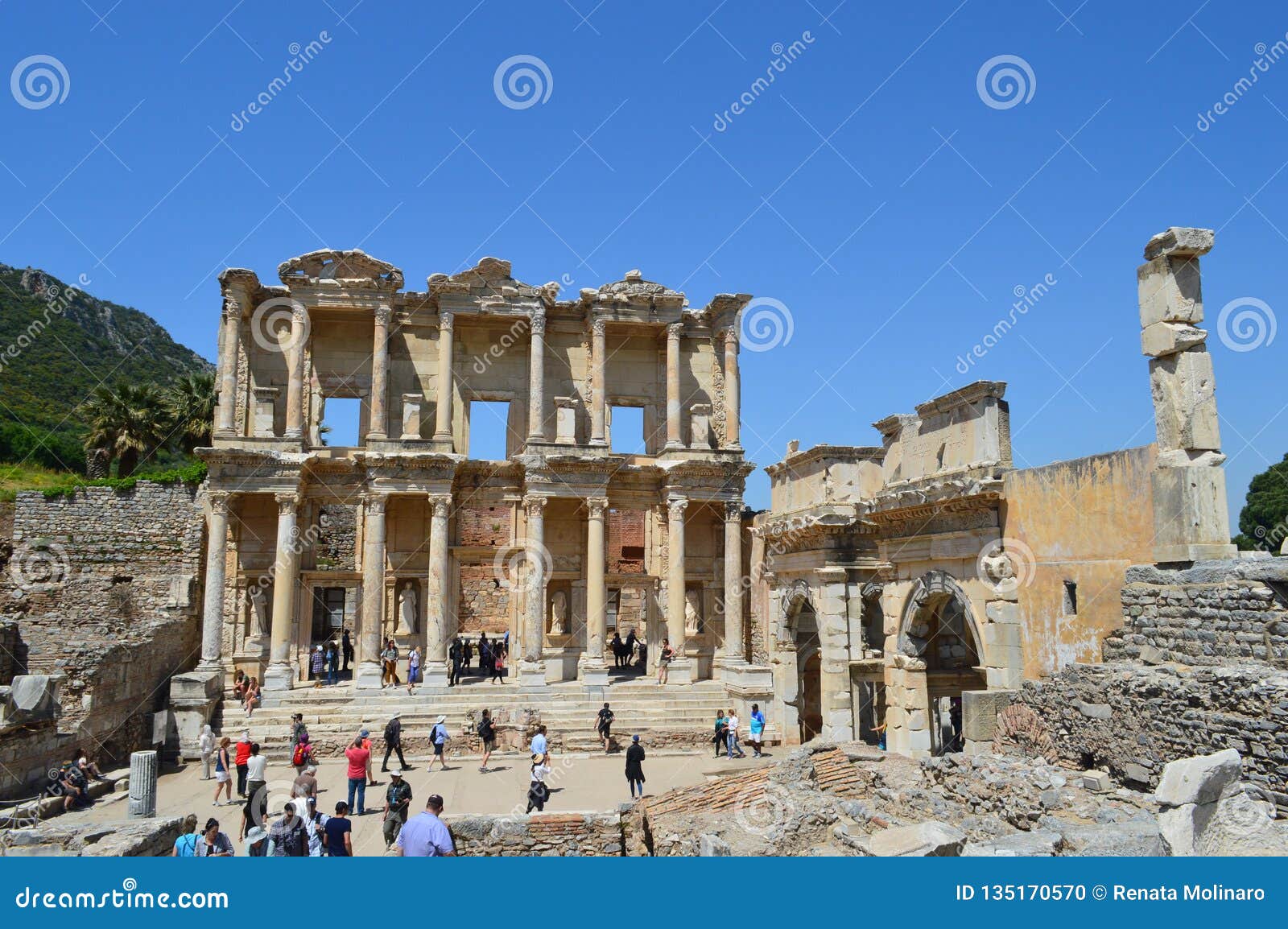 Ephesus library editorial image. Image of library, mysteries - 135170570