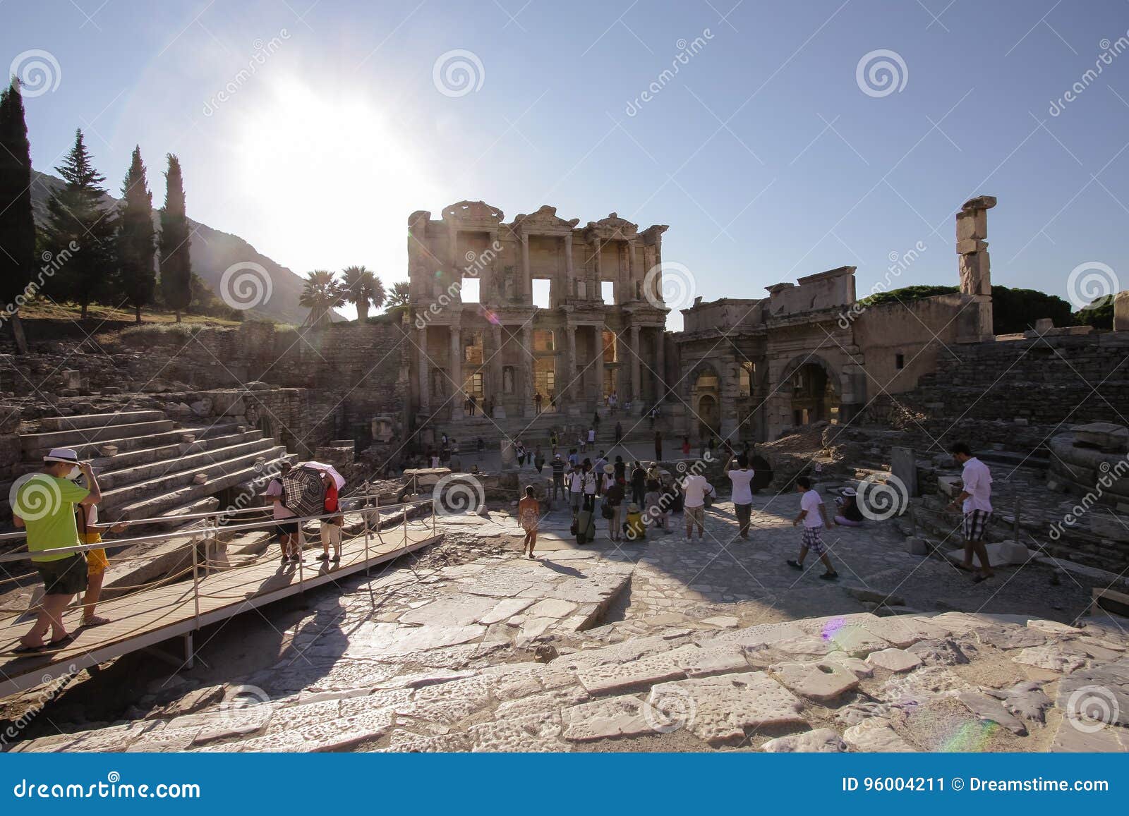 Ephesus Ruins editorial photo. Image of architecure, landscape - 96004211