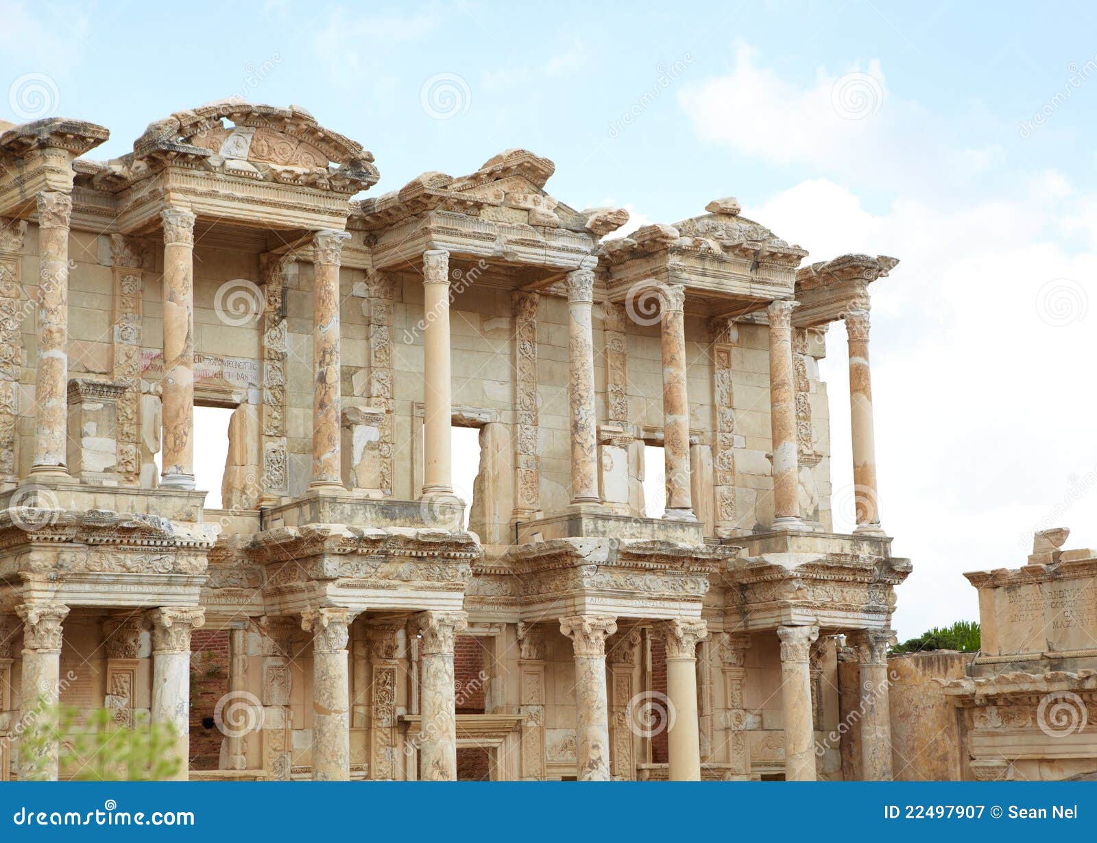 Ephesus in Turkey stock image. Image of facade, decoration - 22497907