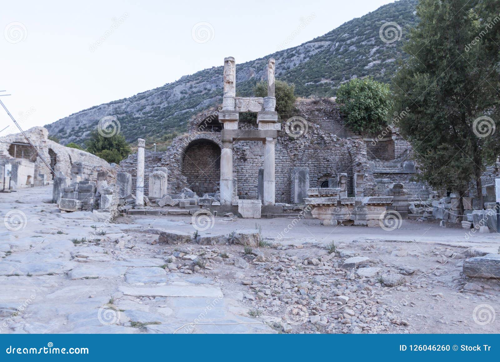 Ephesus, Turkey. Mythology, Arch Stock Photo - Image of architrave ...