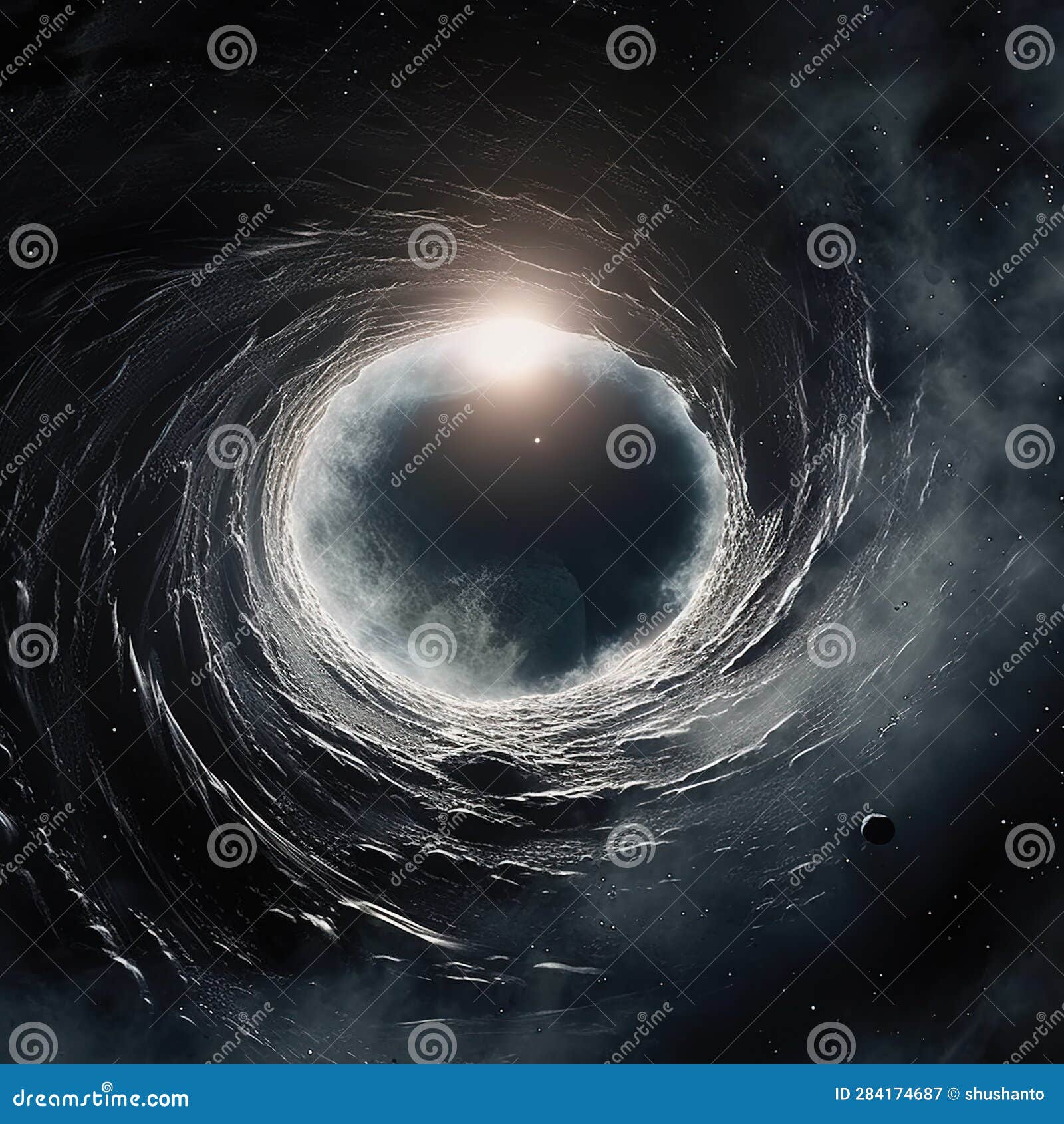 Epic Astronomical Absolution Blackhole Cluster Stock Illustration ...