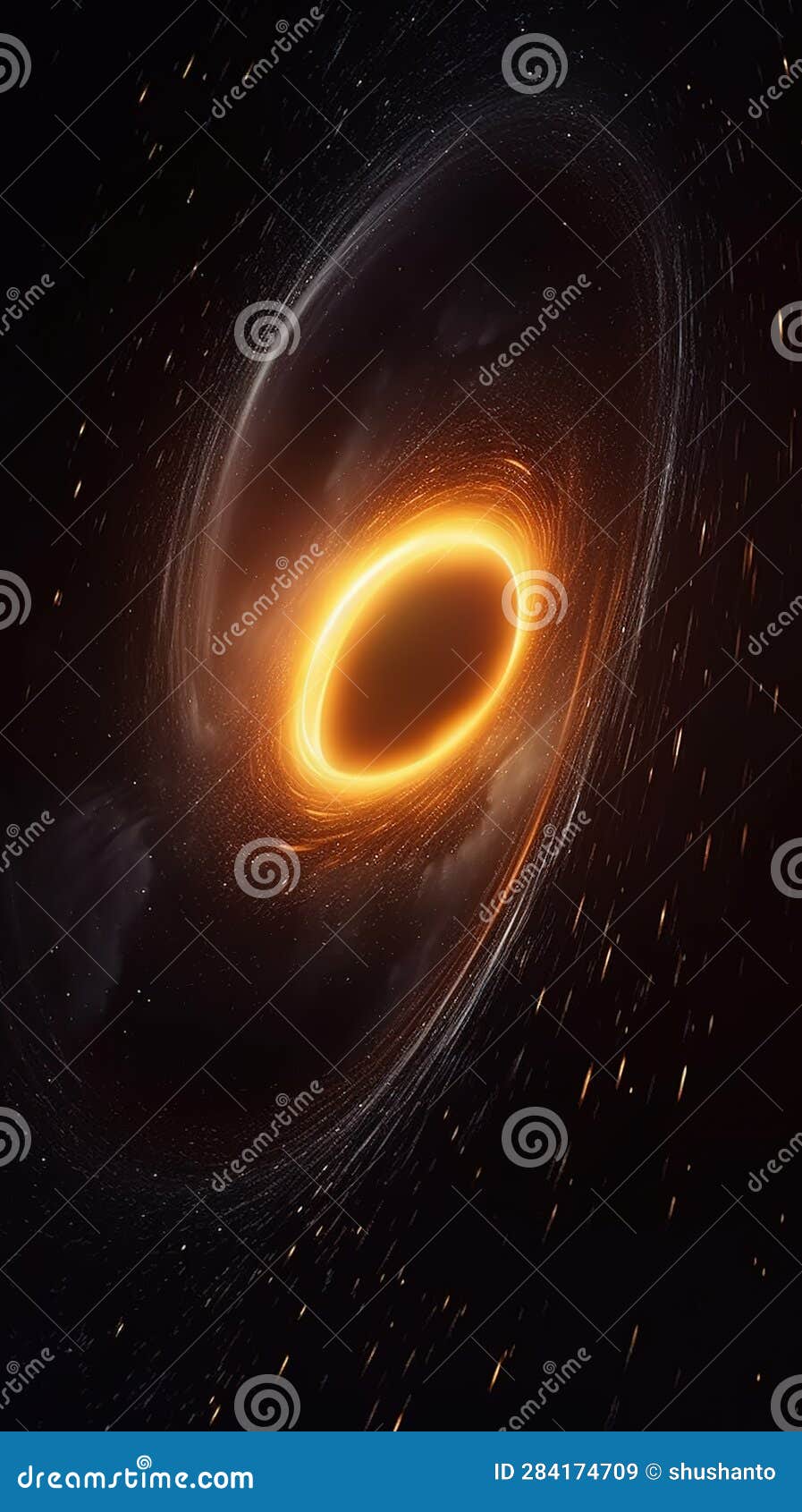 Epic Astronomical Absolution Blackhole Cluster Stock Illustration ...