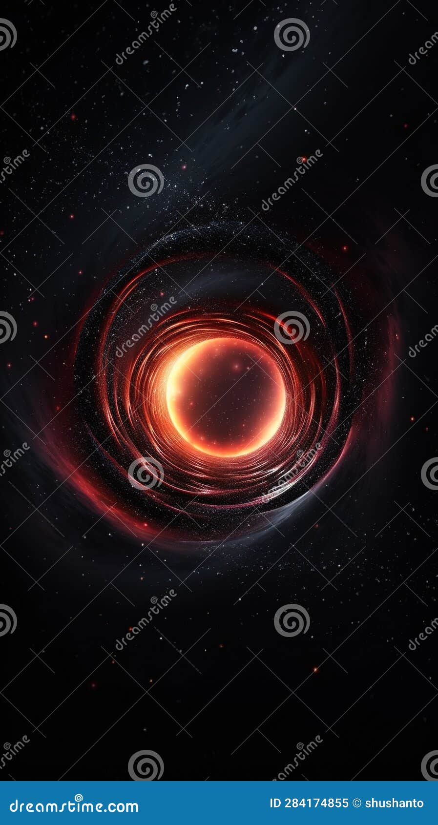 Epic Astronomical Absolution Blackhole Cluster Stock Illustration ...