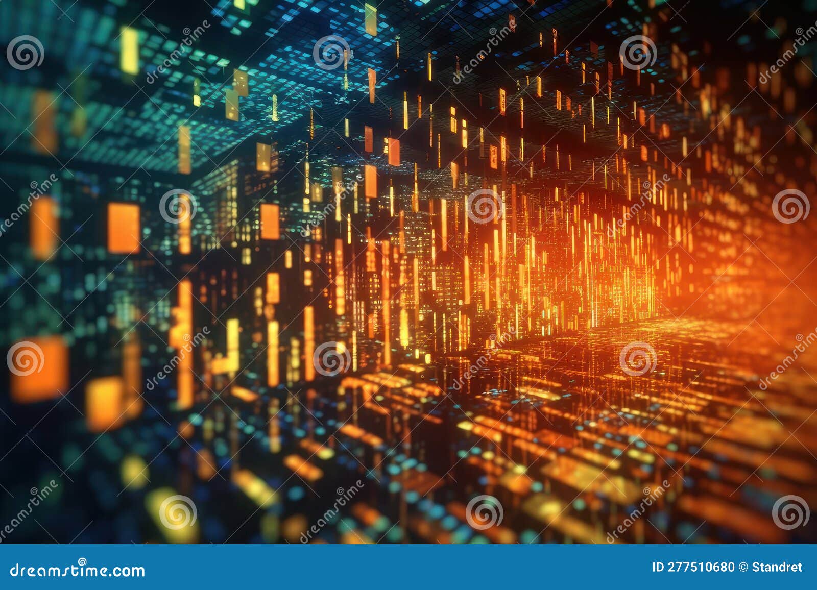 Epic Background Art, Hacker Theme. Beautiful Illustration Picture Stock ...