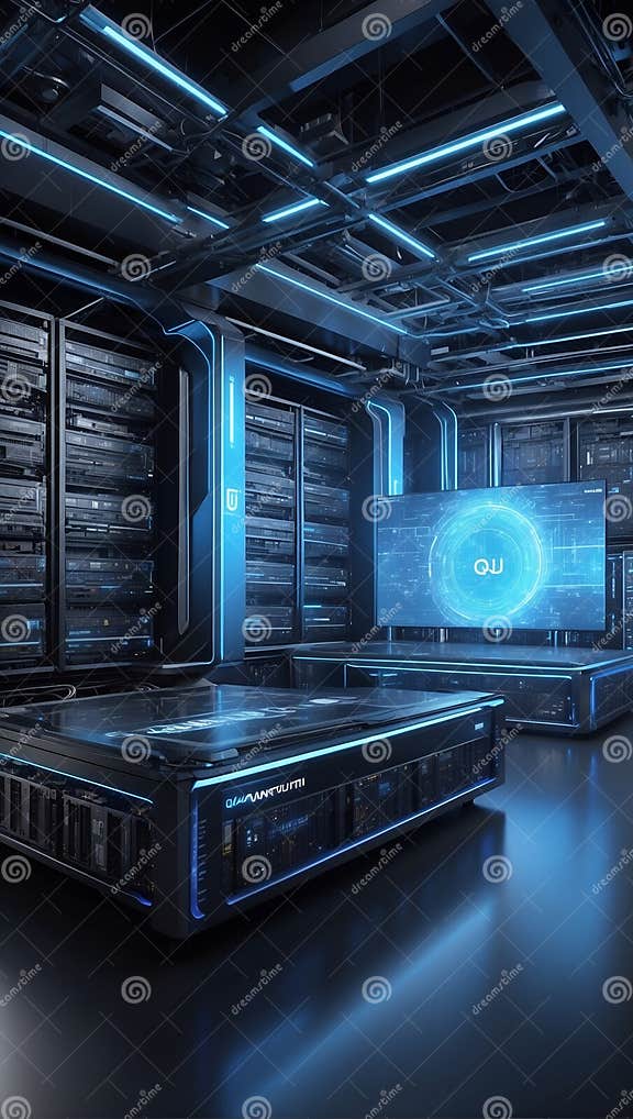 Epic Data Symphony: QuantumQuotient S 3D Masterpiece. AI Generate Stock ...