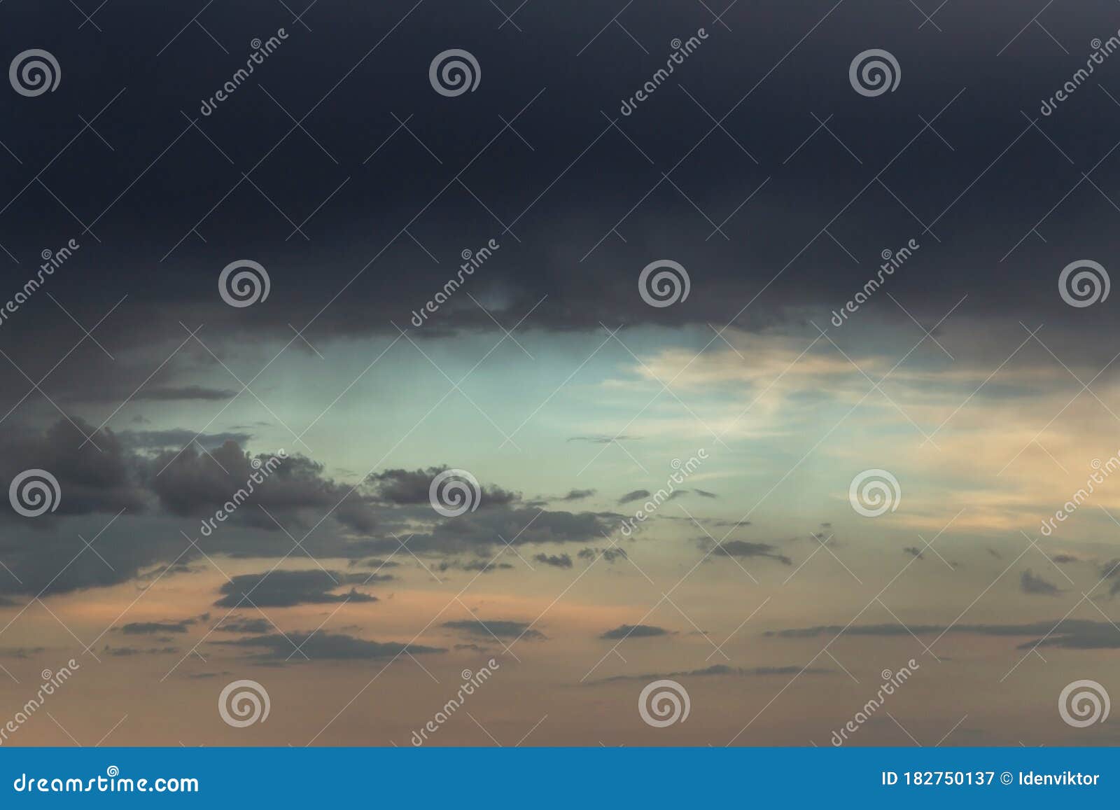 Epic Dramatic Storm Sky, Dark Grey Clouds Against Blue Sky Background ...