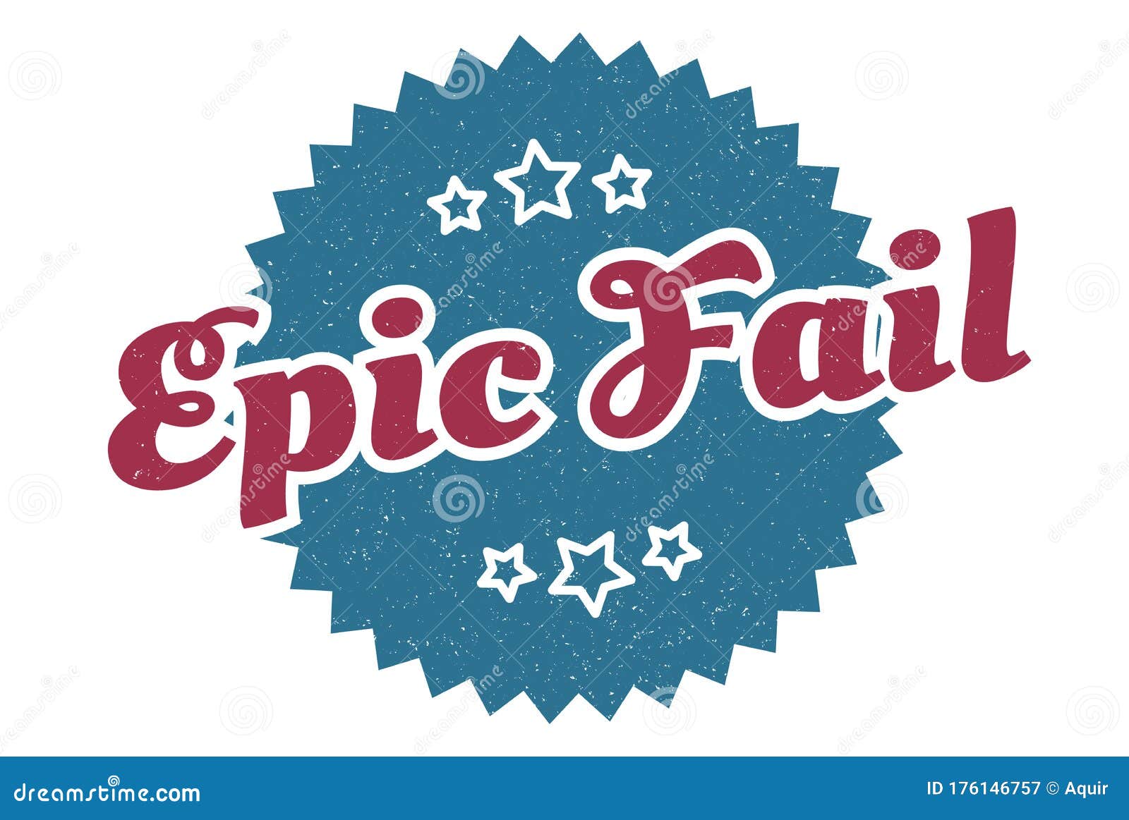 Epic Fail Sign. Epic Fail Vintage Retro Label Stock Vector ...