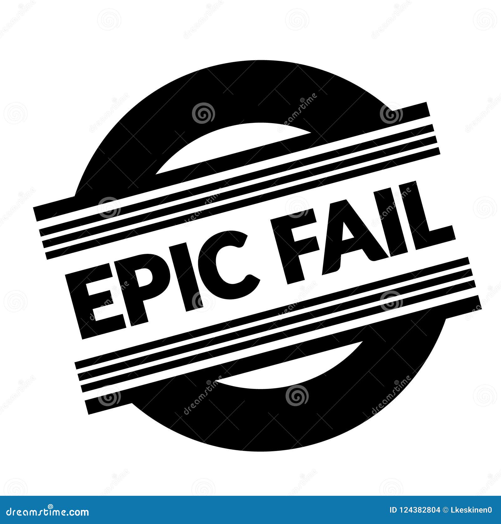 Epic fail stamp on white stock vector. Illustration of aged - 124382804