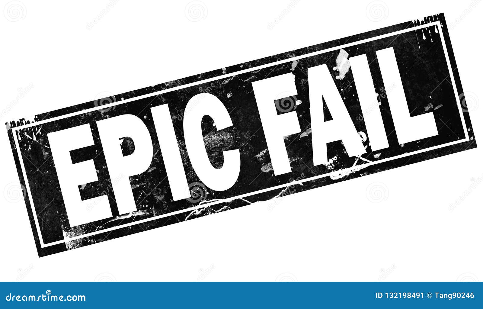 Epic Fail Word with in Black Frame Word Stock Illustration ...