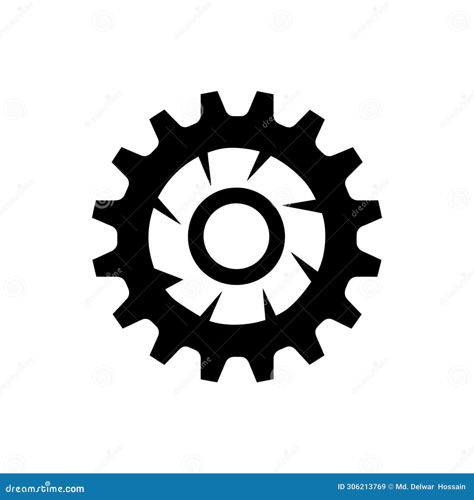 Epic Gear Forge gear icon stock vector. Illustration of advanced ...