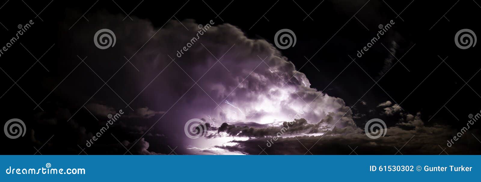 Epic and Intense Lightning Super Cell. Stock Photo - Image of special ...