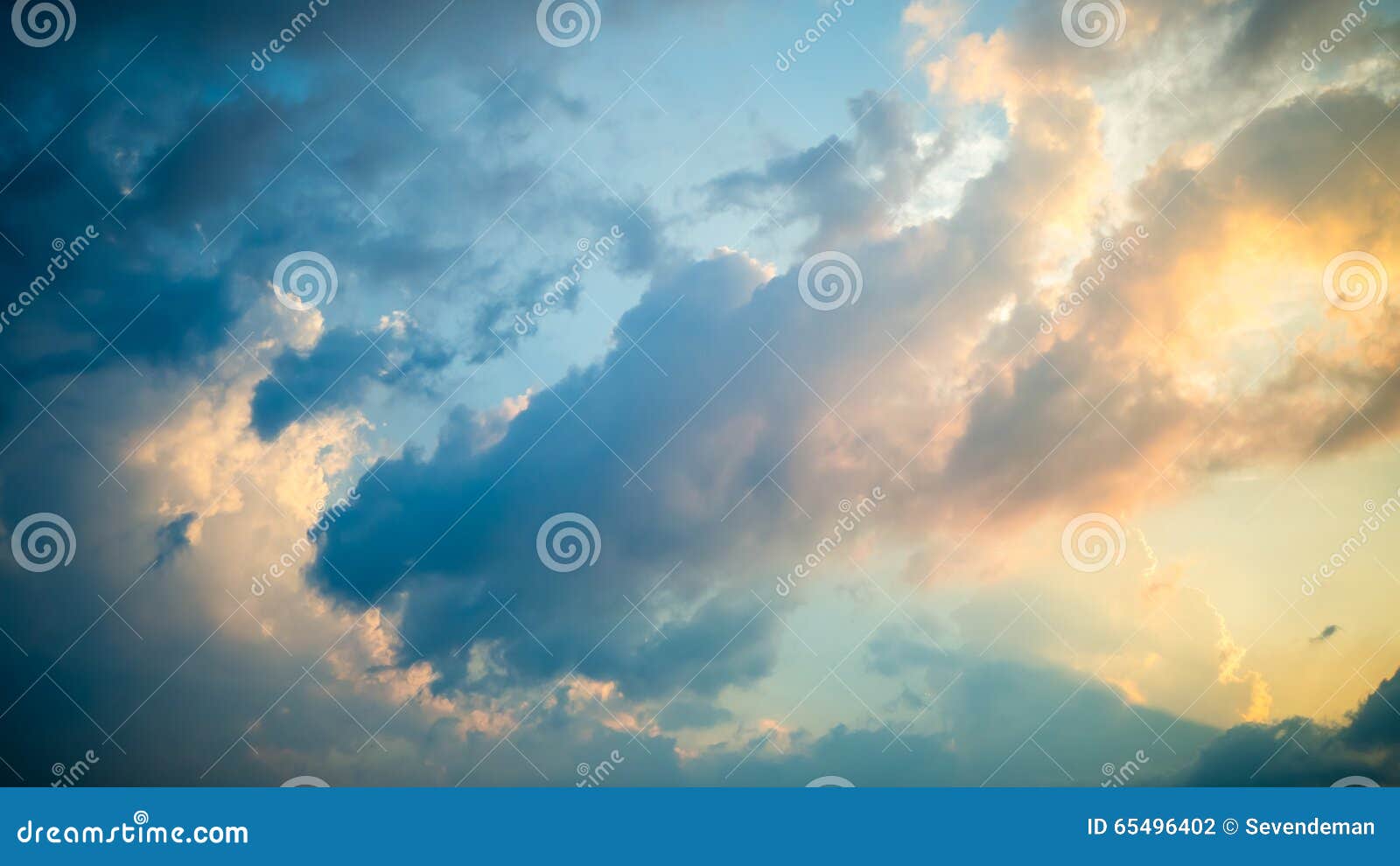 Epic sky and clouds. stock photo. Image of softness, outdoor - 65496402
