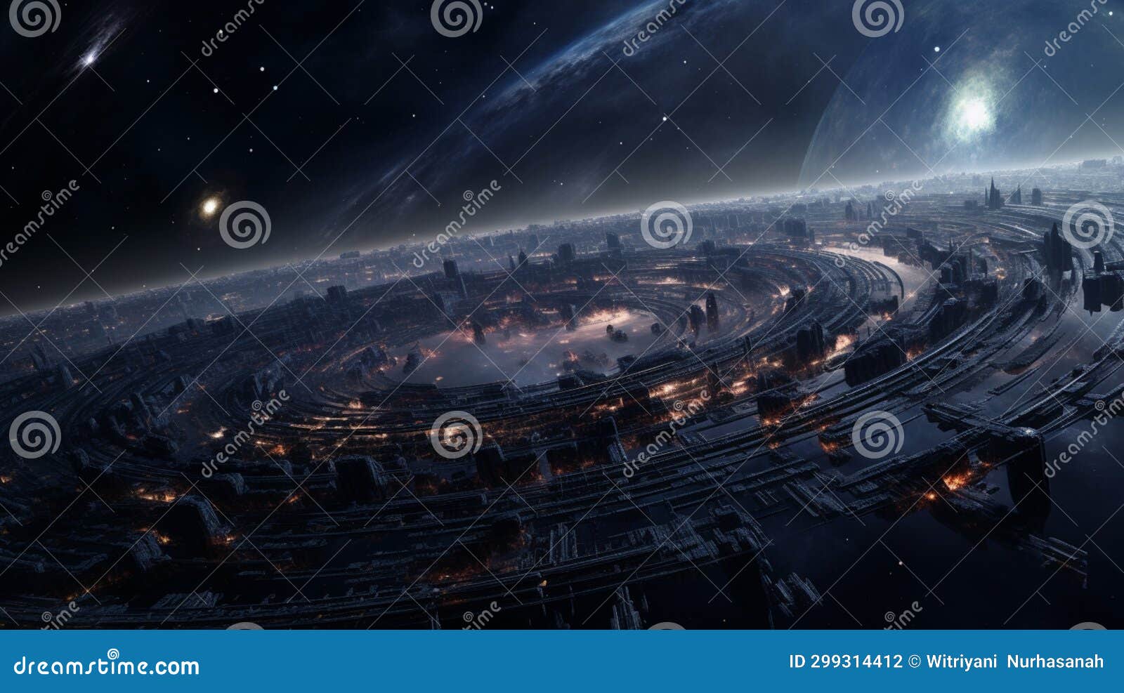 An Epic Space Battle an Image of a Spectacular Cosmic Clash. Generative ...