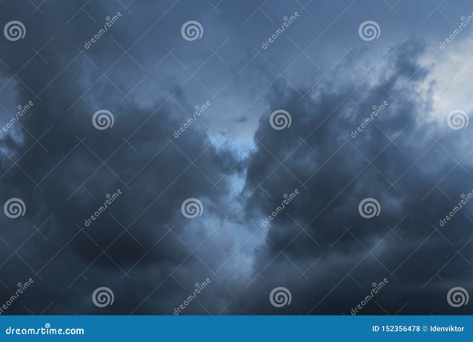 Epic Storm Blue Sky, Dark Clouds Background Texture Stock Photo - Image ...