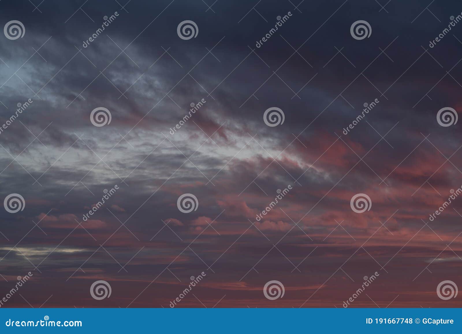 Epic Sunset Sky with Clouds Stock Photo - Image of orange, epic: 191667748