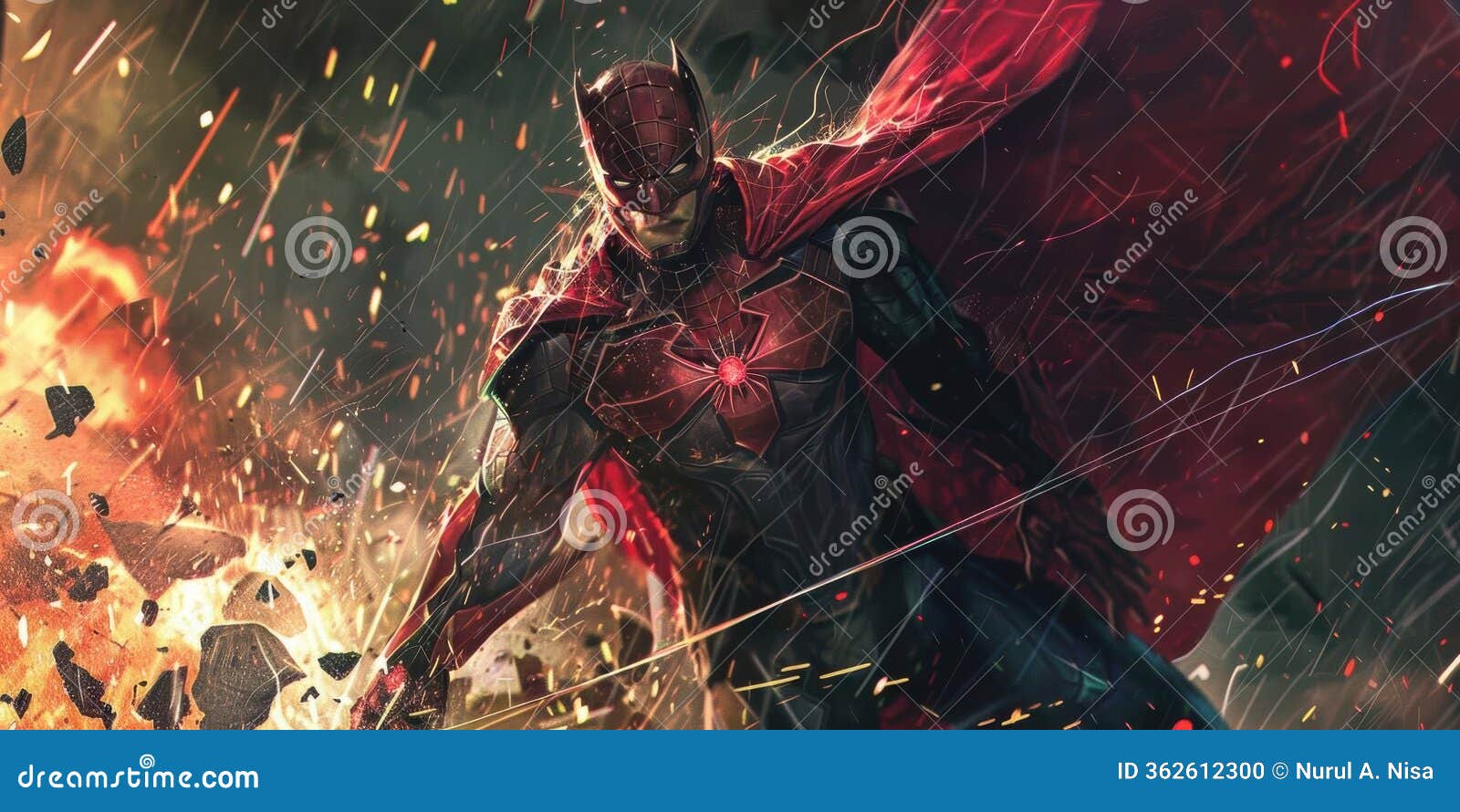 Epic Superhero Origin, Transformation Of An Ordinary Individual Into A ...