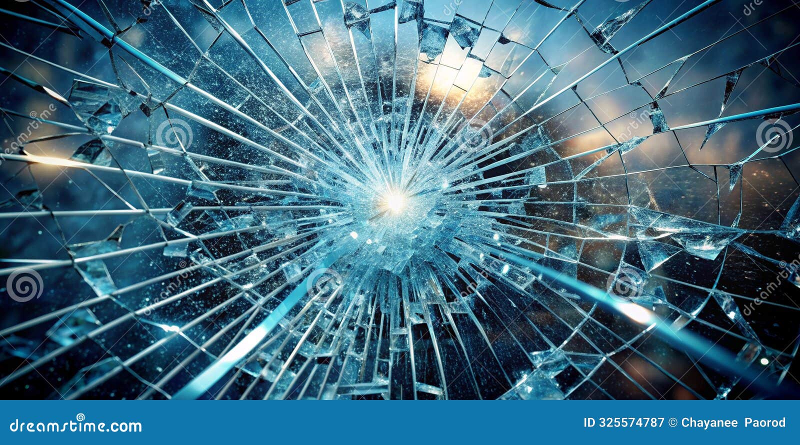 An Epic Wallpaper Inspired Broken Glass Scene Exploding Time AI ...
