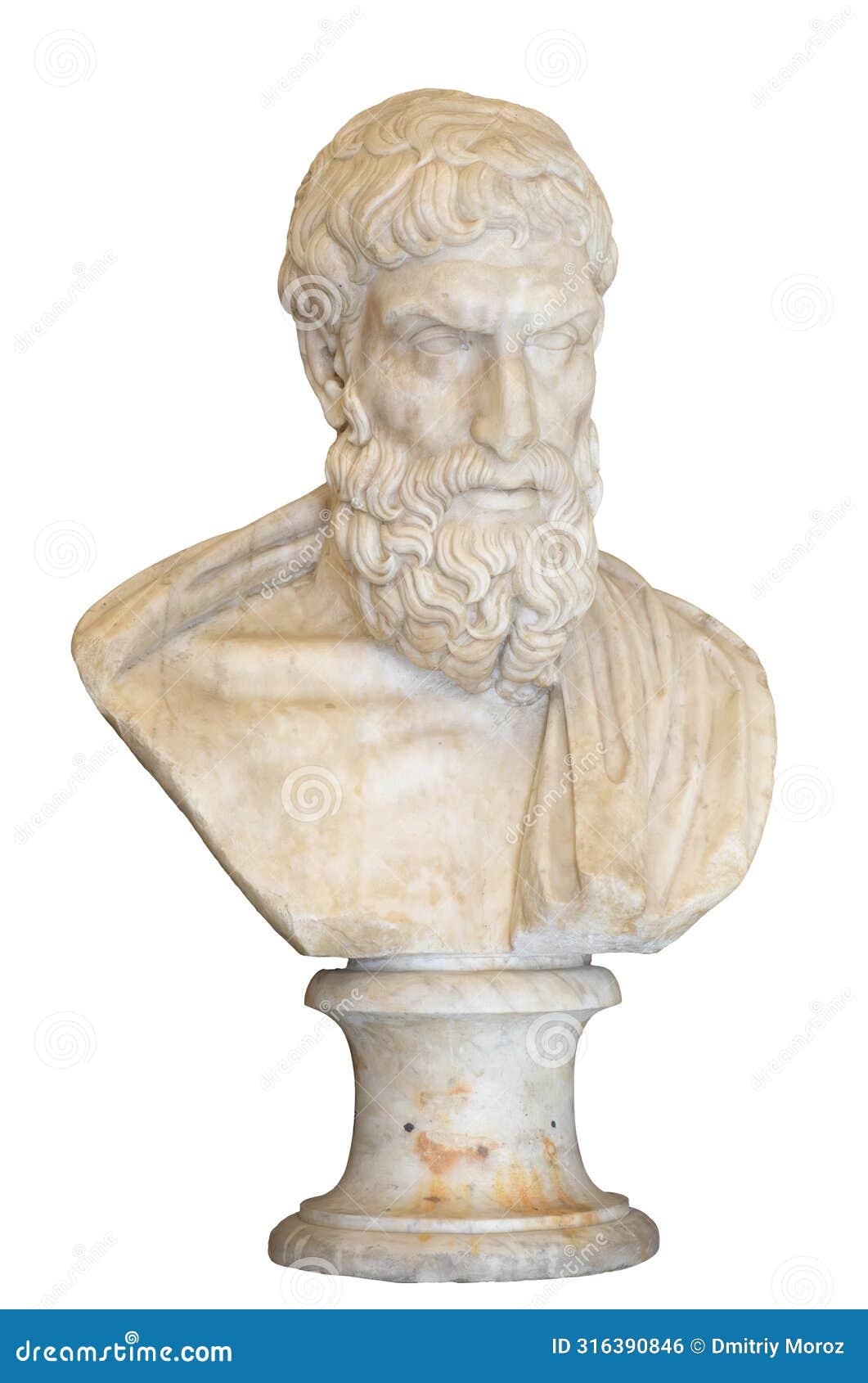 Epicurus - Greek Philosopher Stock Photo - Image of bust, history ...