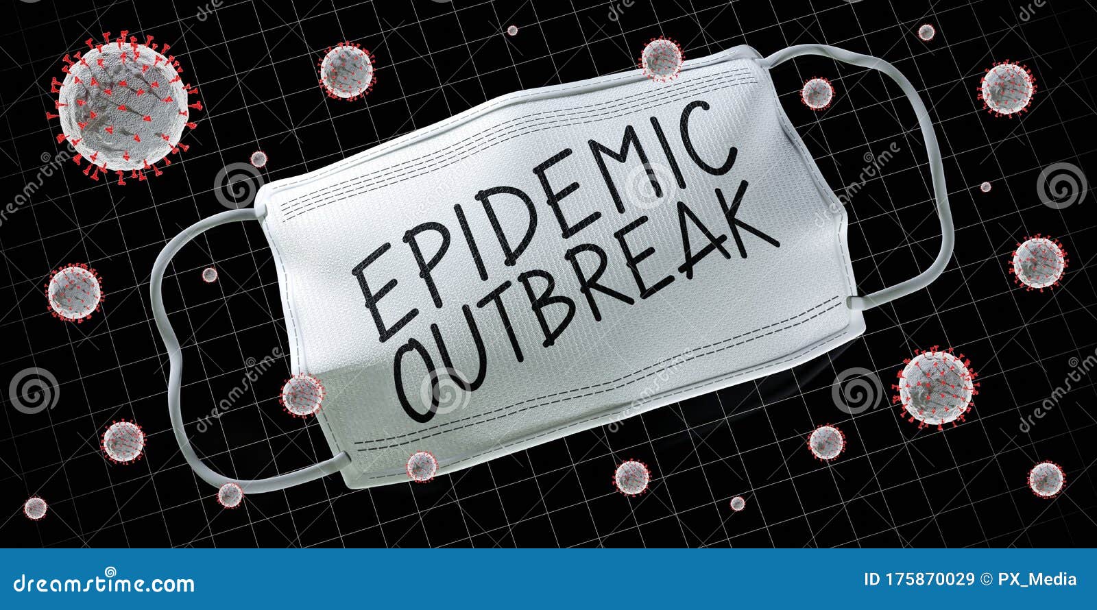 Epidemic Outbreak Concept - 3D Illustration Stock Illustration ...