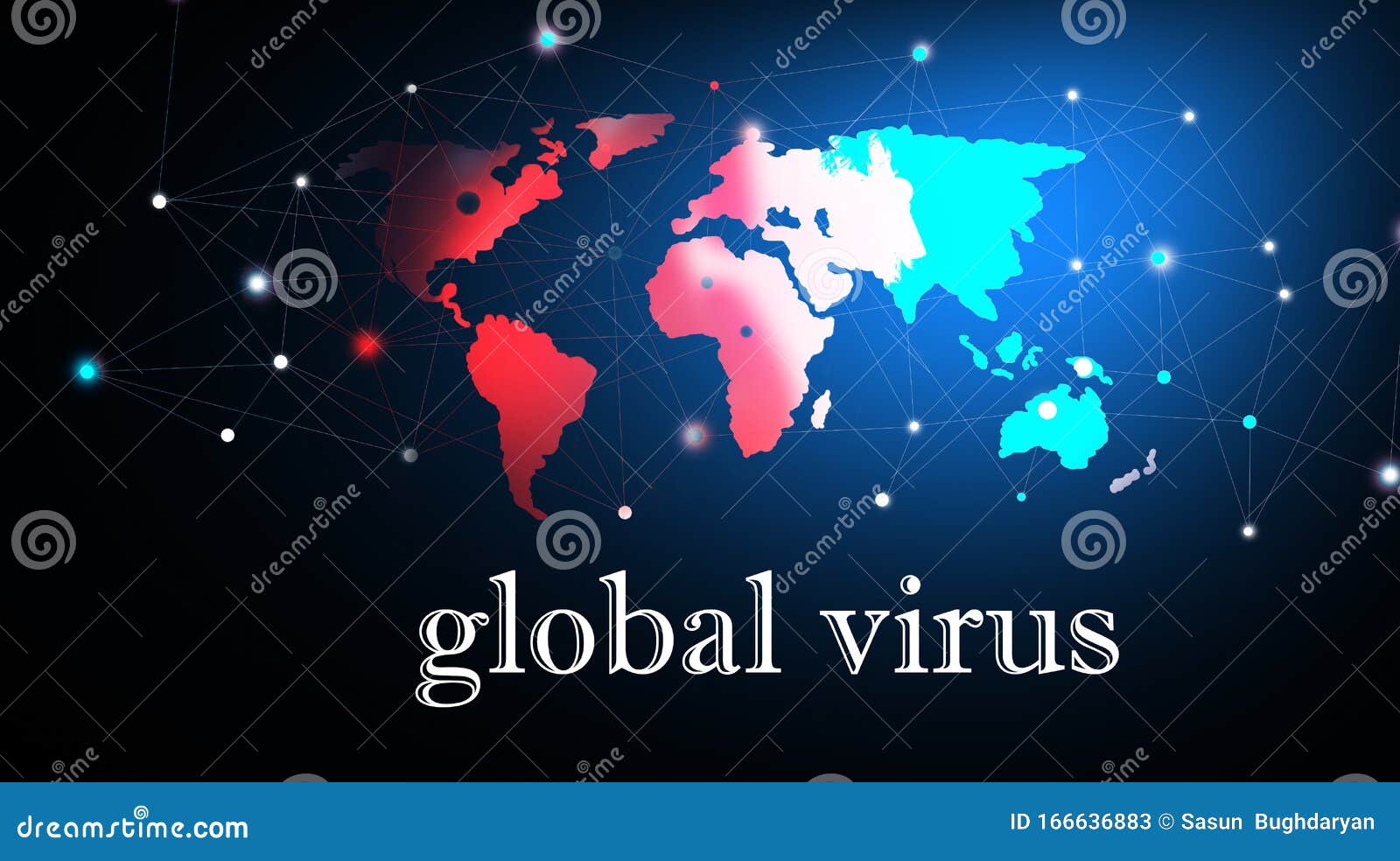Epidemic or Viral Infection Attack Stock Illustration - Illustration of ...