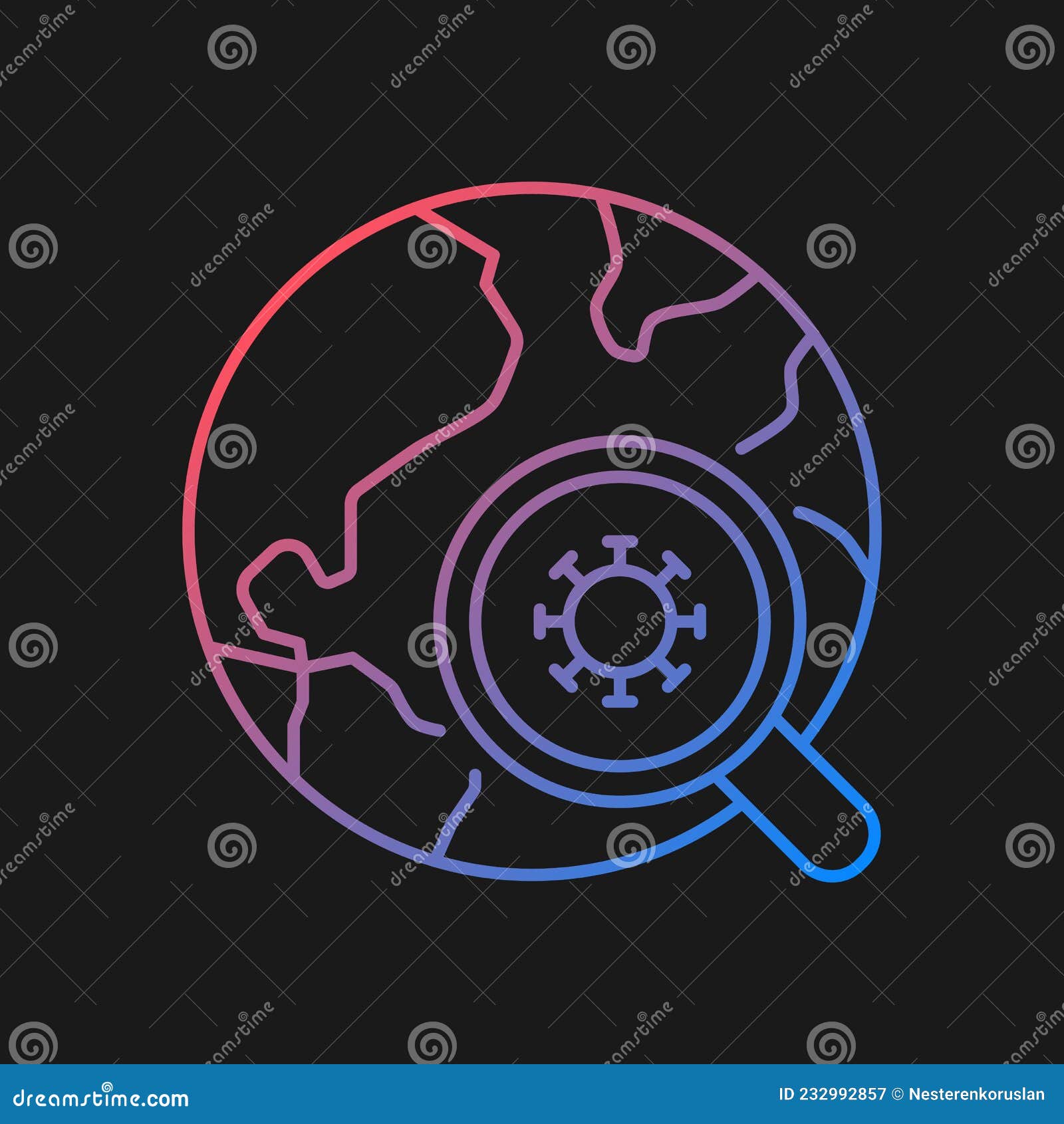 Epidemiological Trials White Linear Icon For Dark Theme Vector ...