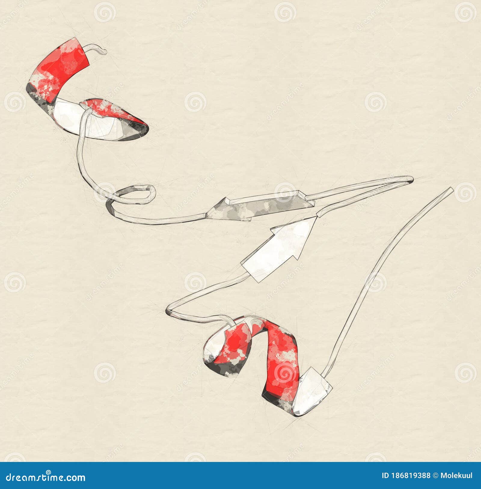 Epidermal Growth Factor (EGF) Signaling Protein Molecule. 3D Rendering ...