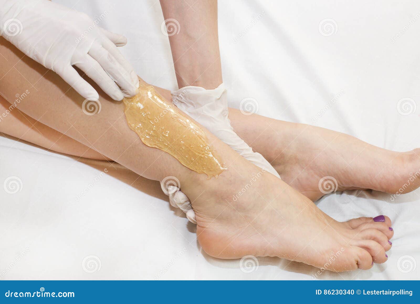 Epilation sugar processes stock photo. Image of cosmetic - 86230340