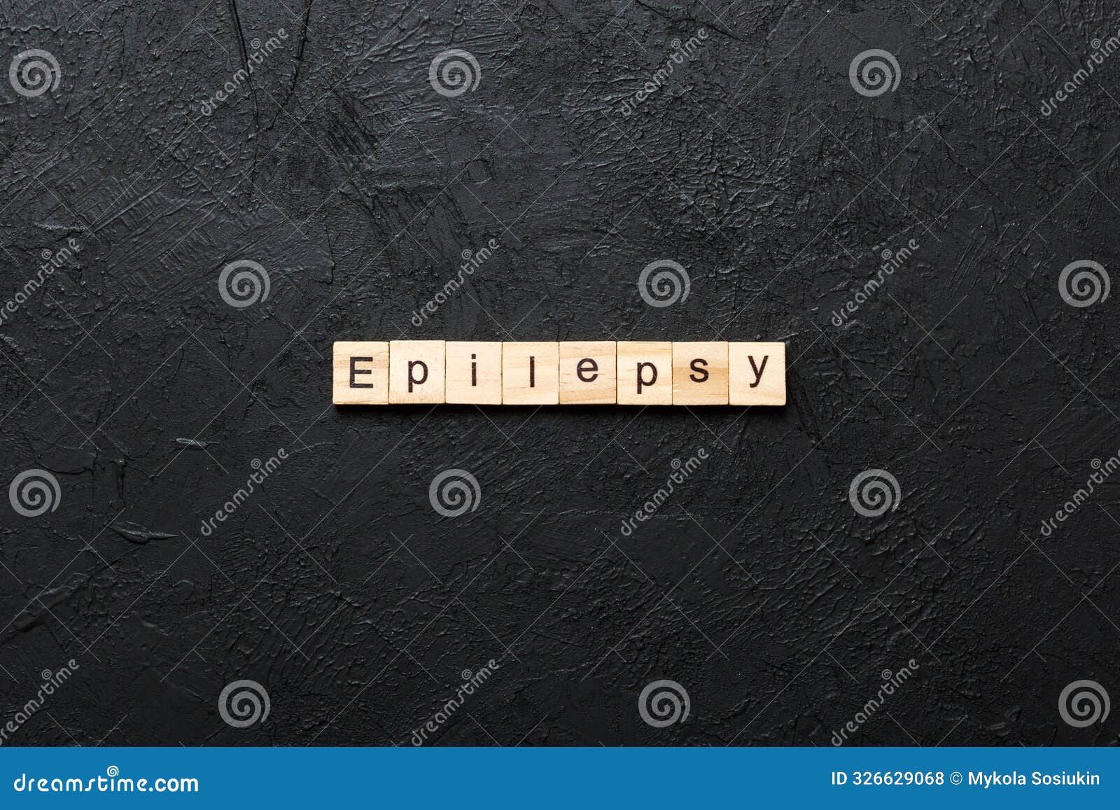 Epilepsy Word Written On Medical Blue Folder With Patient Files Stock ...