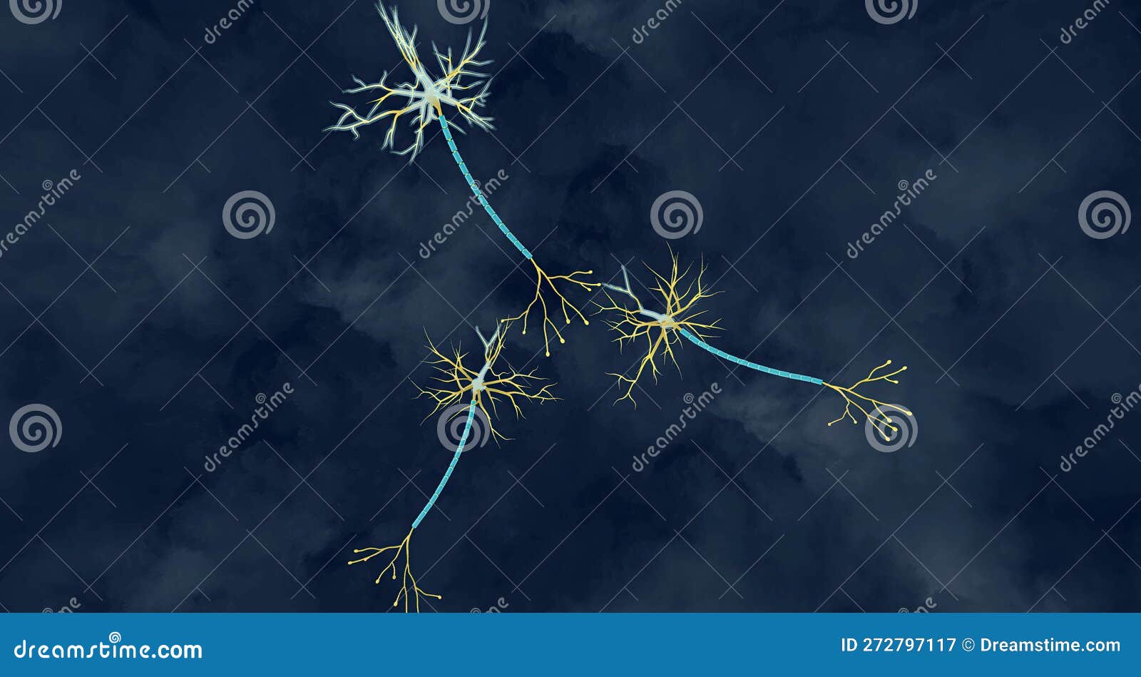 Epileptic Seizure Activity in Neurons Stock Illustration - Illustration ...