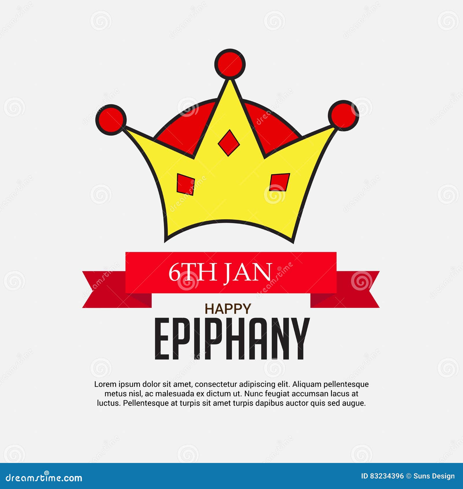 Epiphany stock de ilustración. Ilustración de etiqueta - 83234396