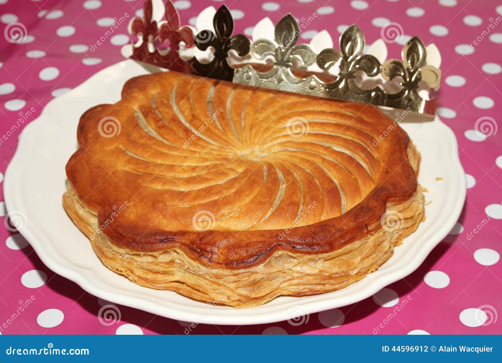 Epiphany cake stock photo. Image of traditional, wheat - 44596912