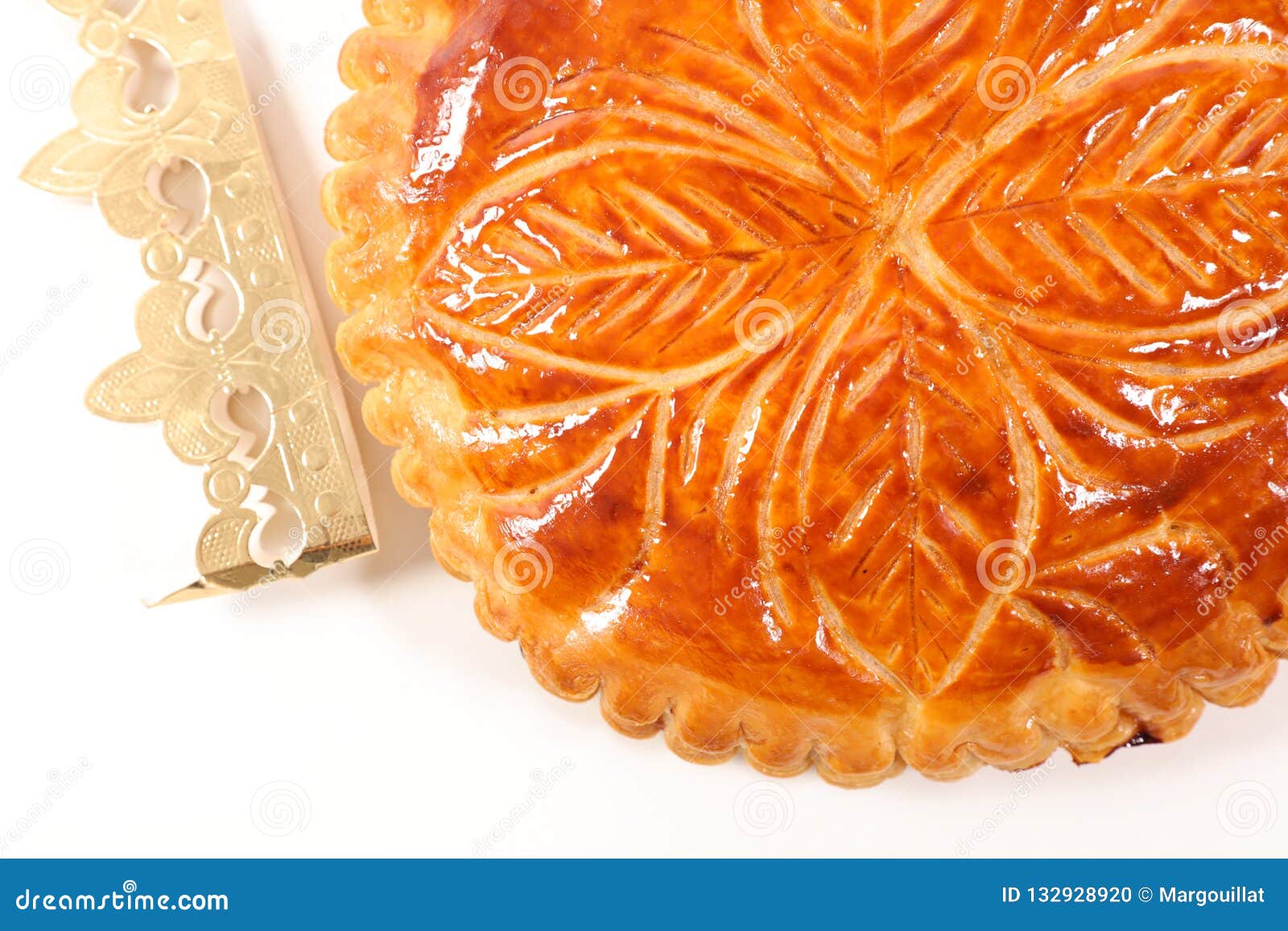 Epiphany cake stock photo. Image of dessert, isolated - 132928920