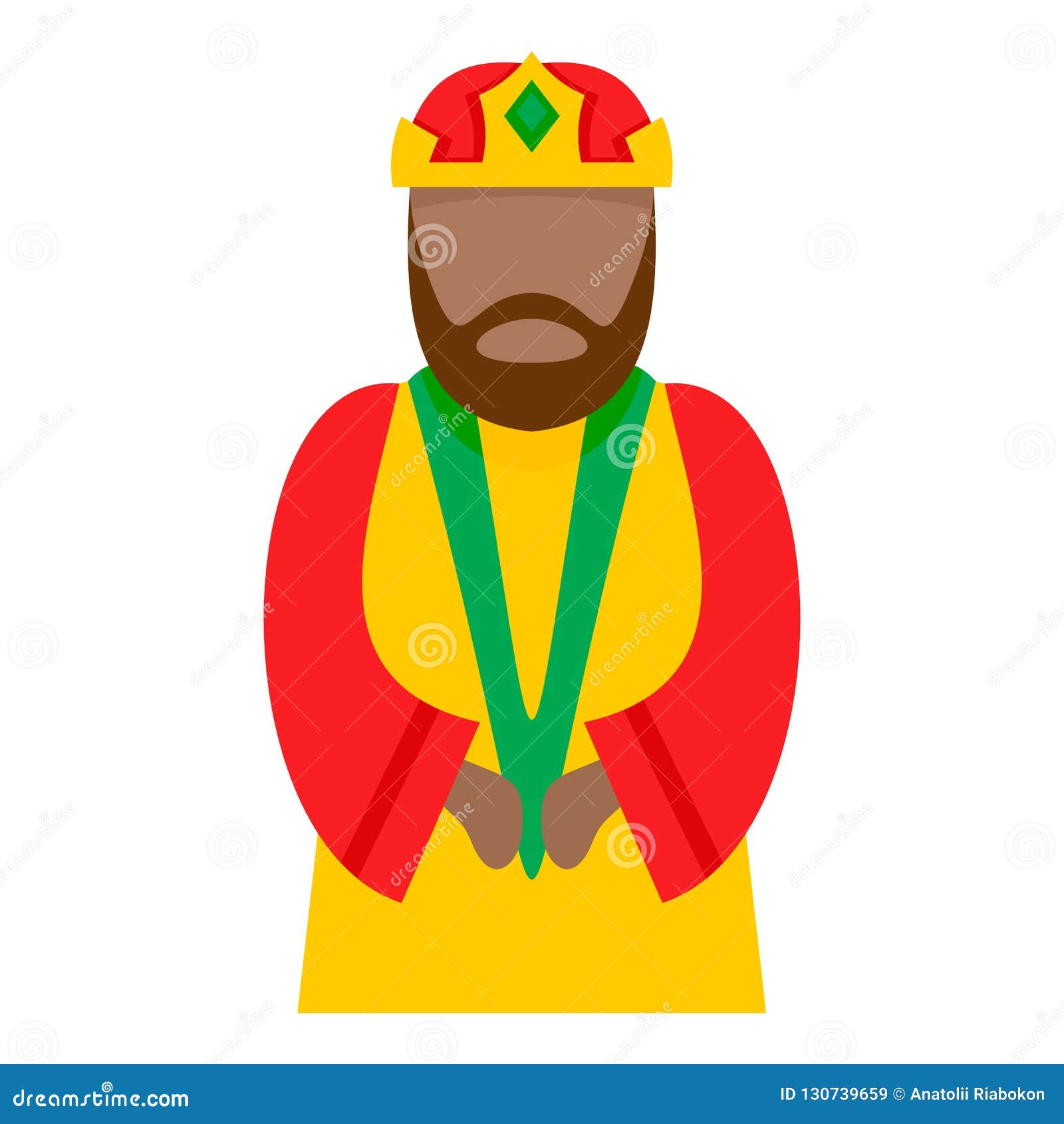 Epiphany Character Icon, Flat Style Stock Vector - Illustration of ...