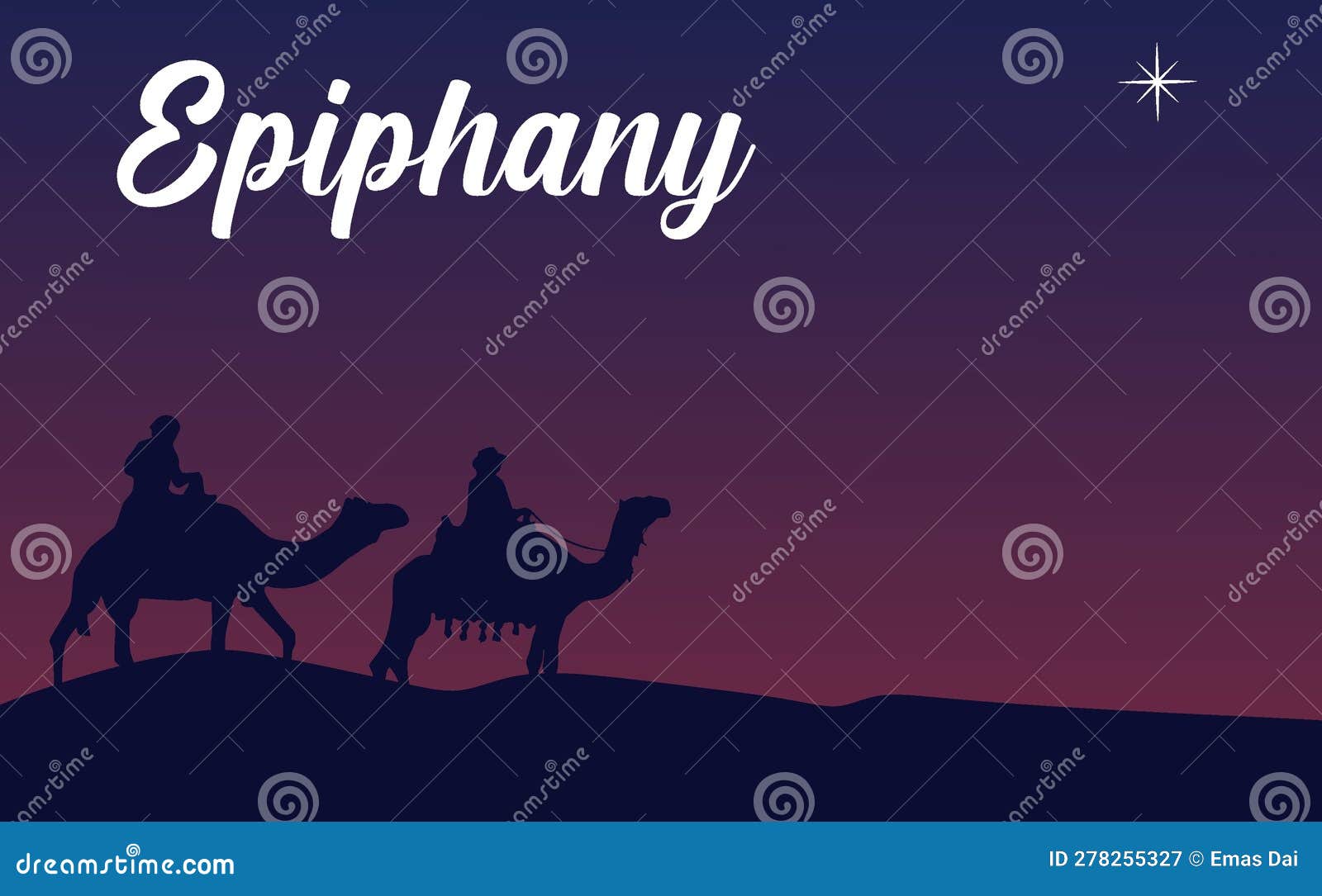 Epiphany, A Christian Festival. Jesus Christ Soon After He Was Born ...