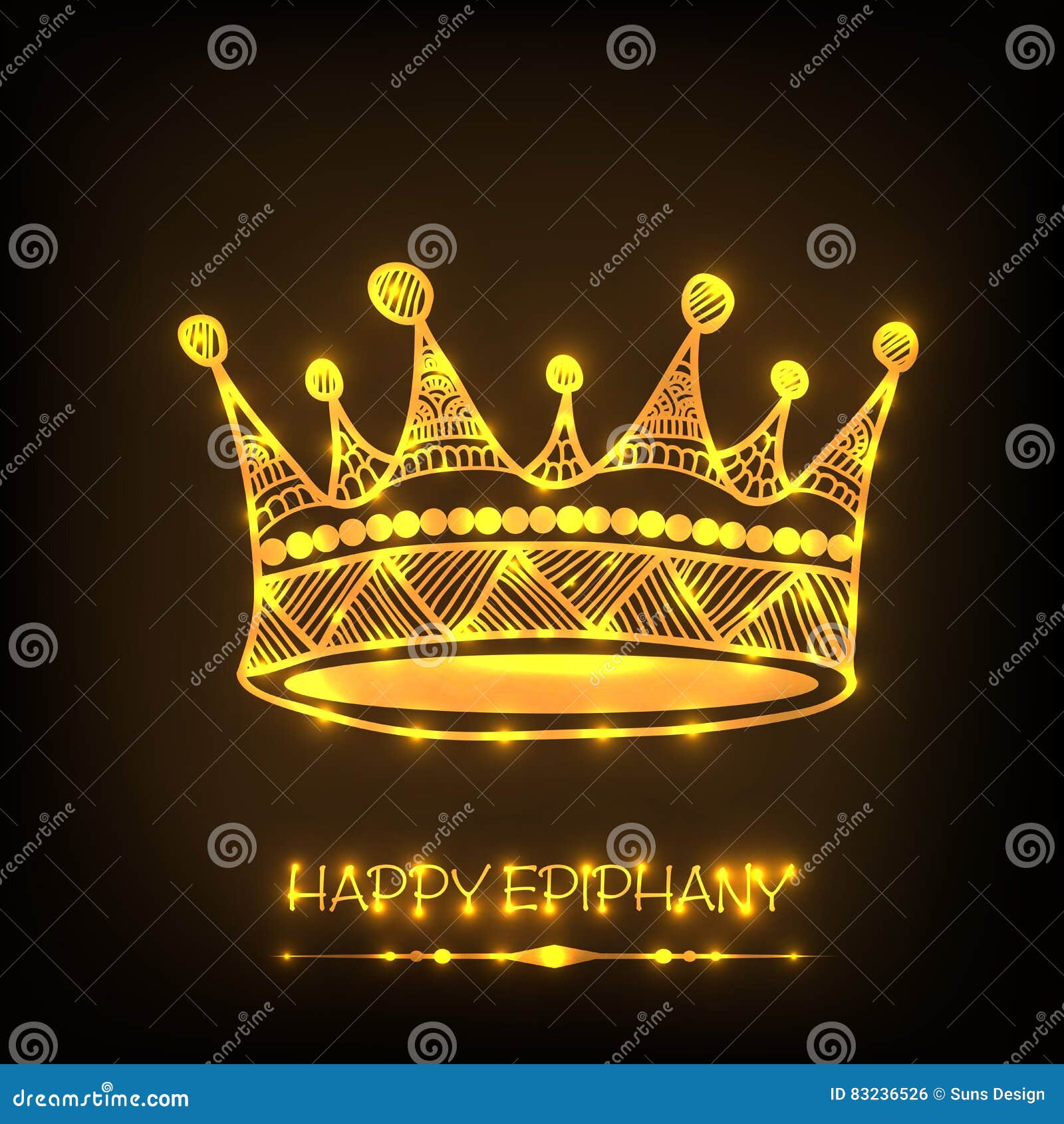 Epiphany stock illustration. Illustration of religious - 83236526