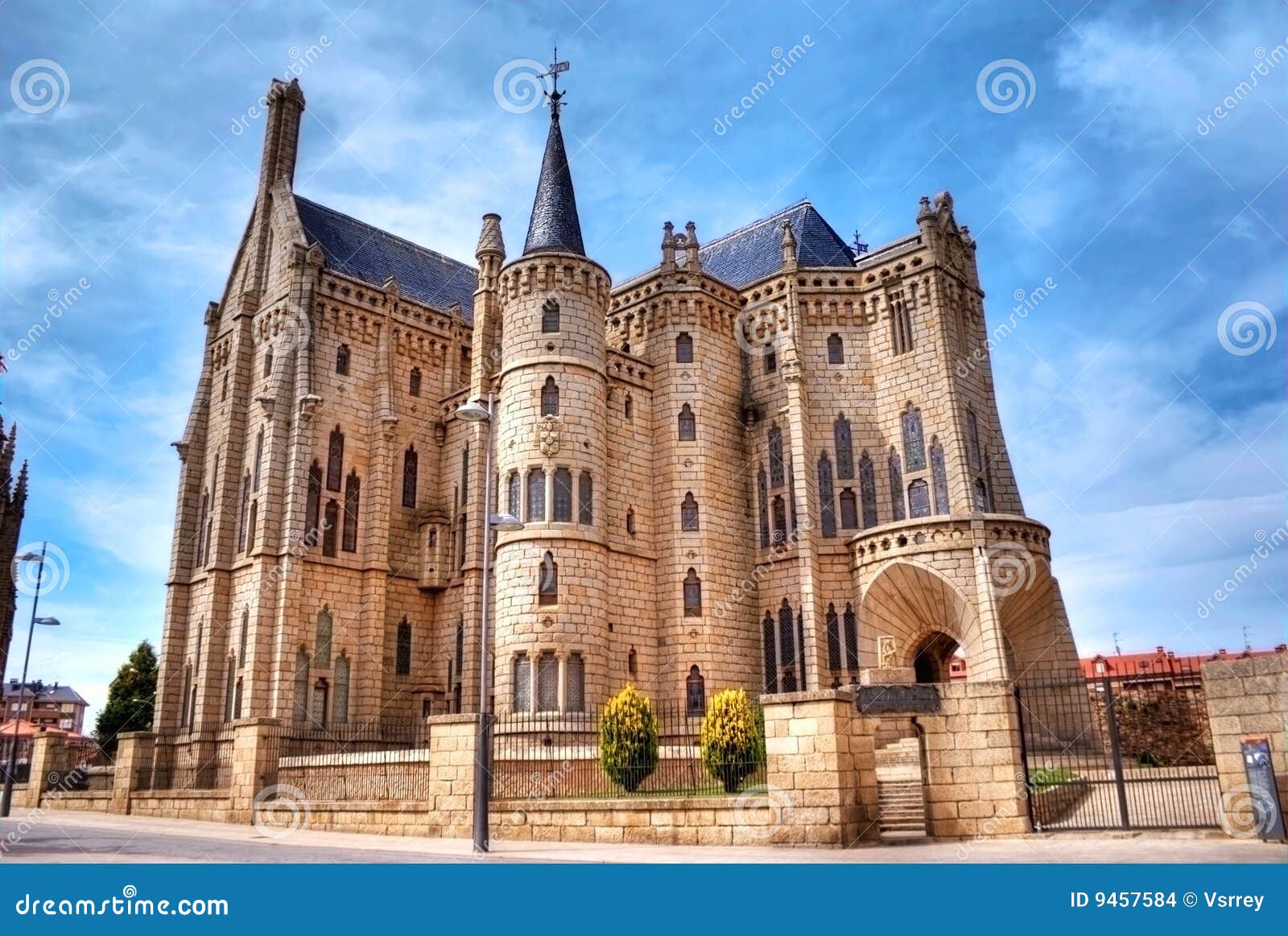 Episcopal palace. stock photo. Image of people, castle - 9457584