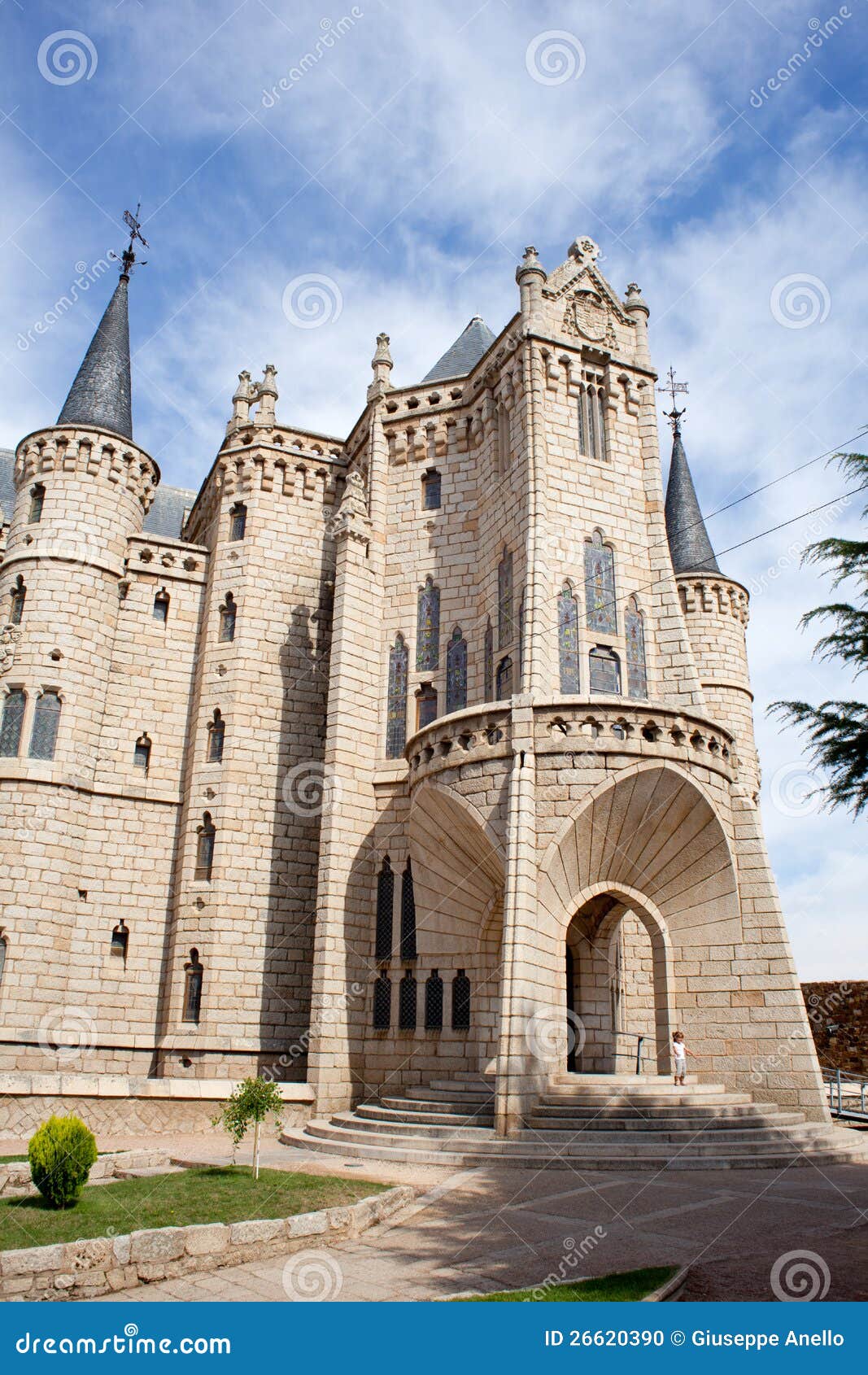 The Episcopal Palace in Astorga Editorial Image - Image of church ...