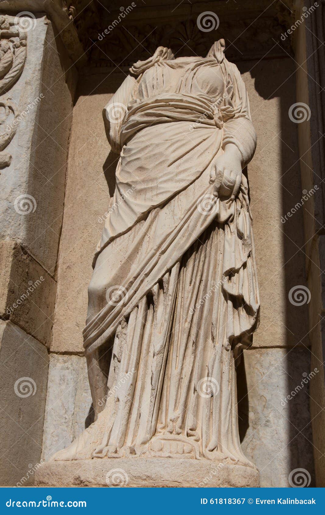 Episteme, Knowledge Statue In Ephesus Ancient City, Izmir, Turkey Stock ...