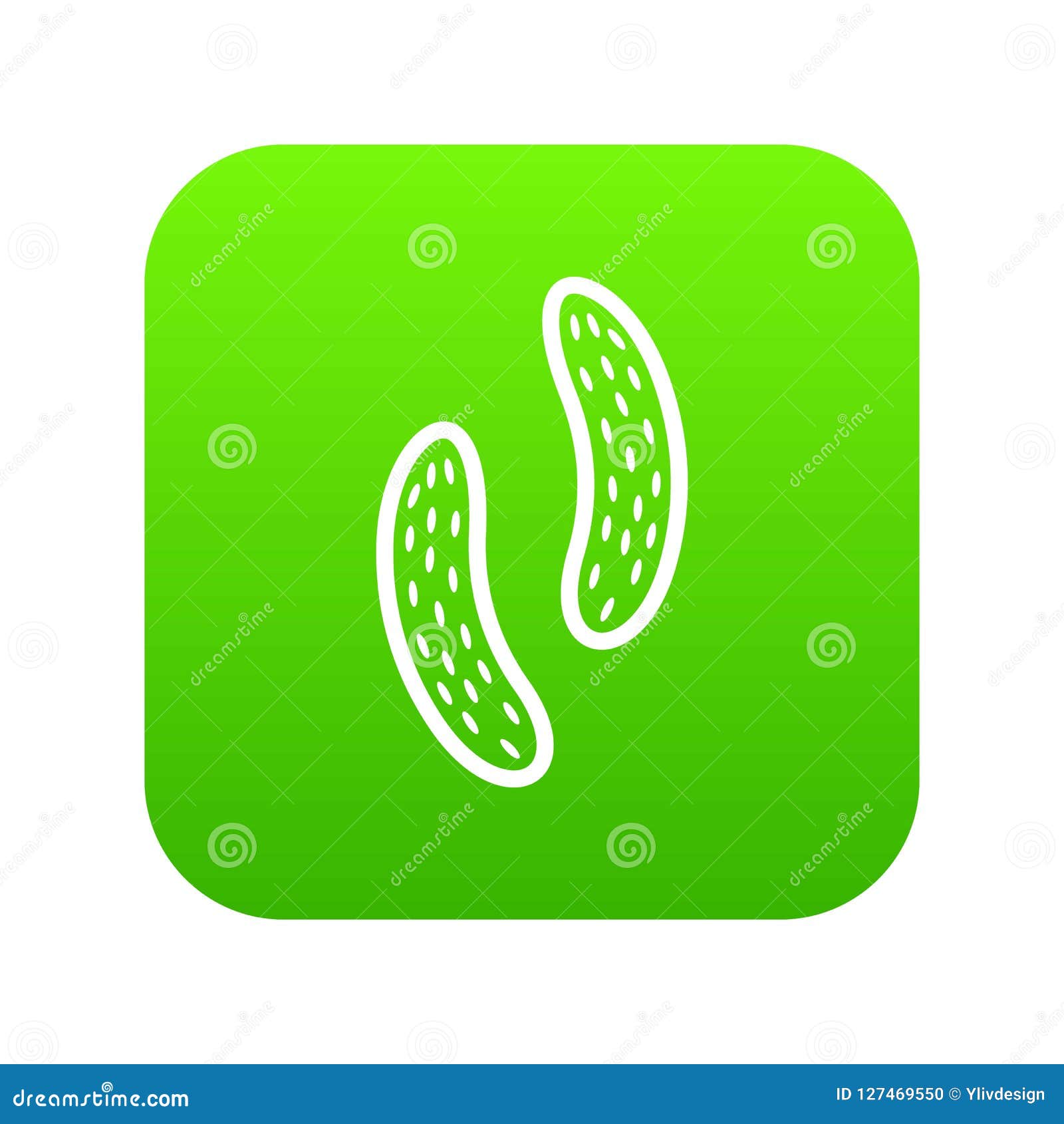 Epithelial Cell Icon Digital Green Stock Vector - Illustration of ...