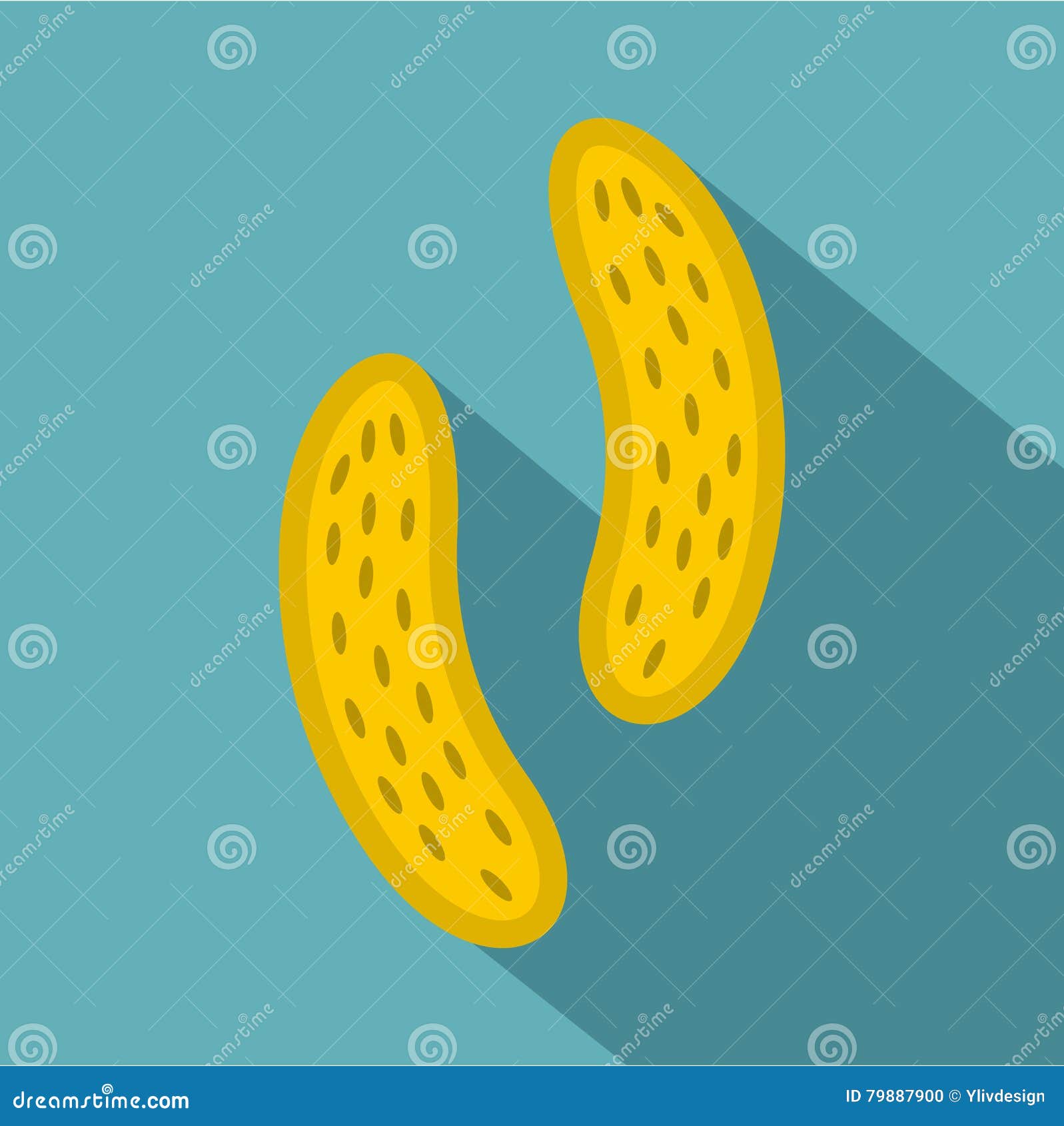 Epithelial Cell Icon, Flat Style Stock Vector - Illustration of ...