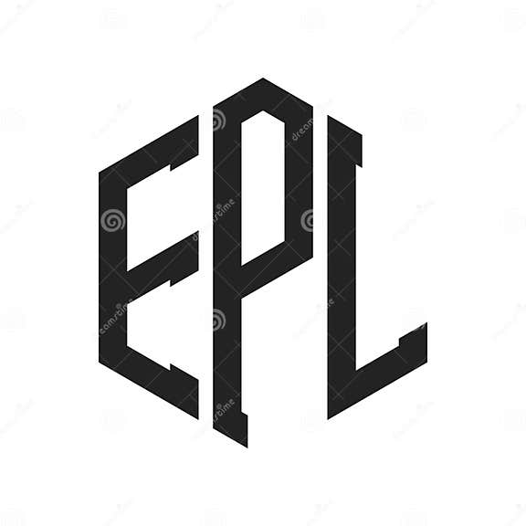 EPL Logo Design. Initial Letter EPL Monogram Logo Using Hexagon Shape ...