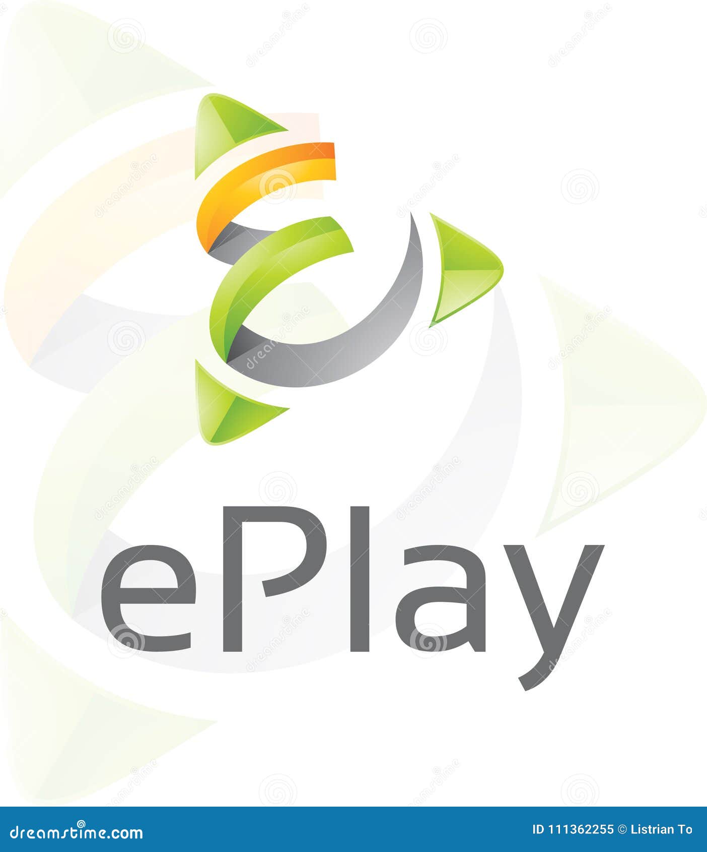 EPlay - logo template editorial image. Illustration of elogo - 111362255