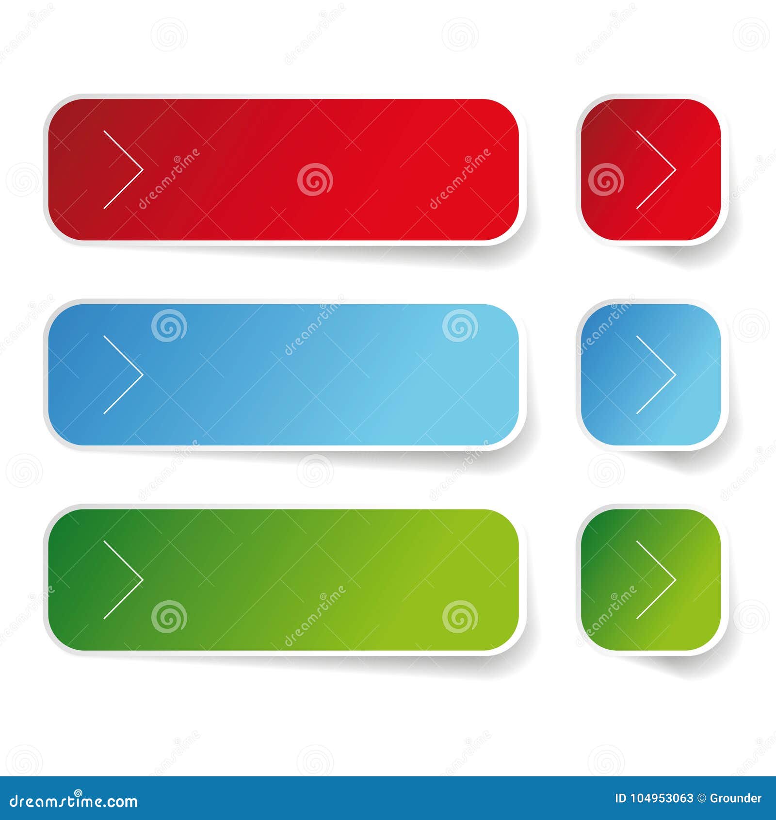 Color Sticker Set Cartoon Vector | CartoonDealer.com #9541393