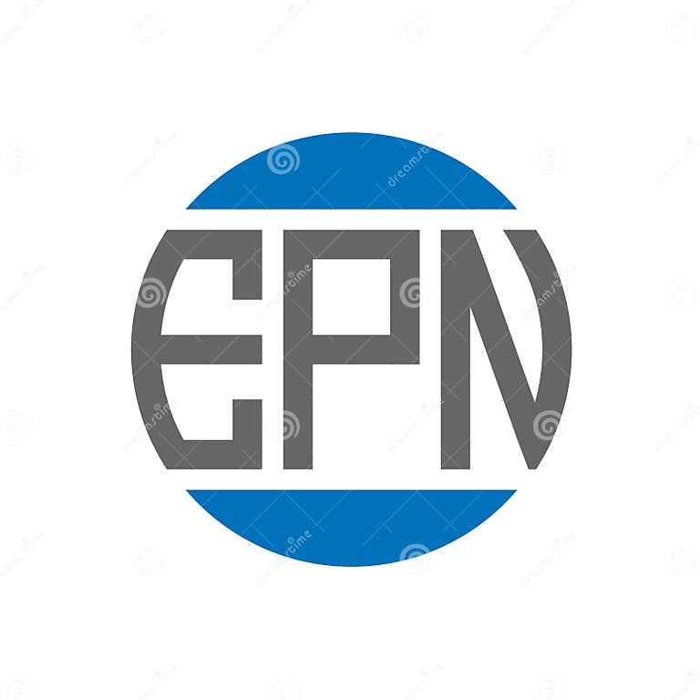 EPN Letter Logo Design on White Background. EPN Creative Initials ...