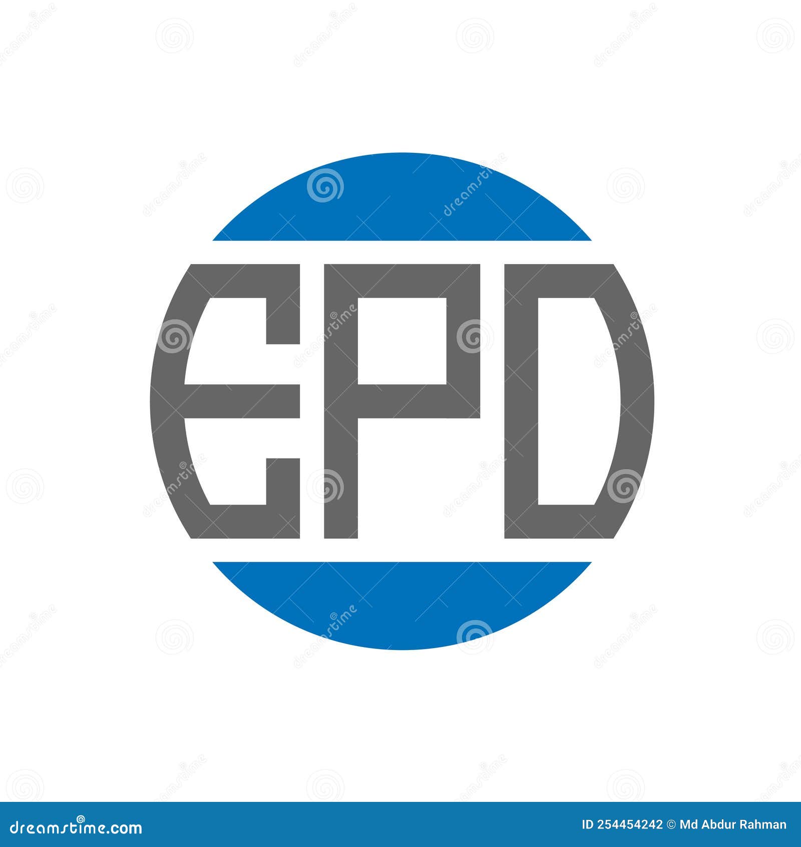 EPO Letter Logo Design On White Background. EPO Creative Initials ...
