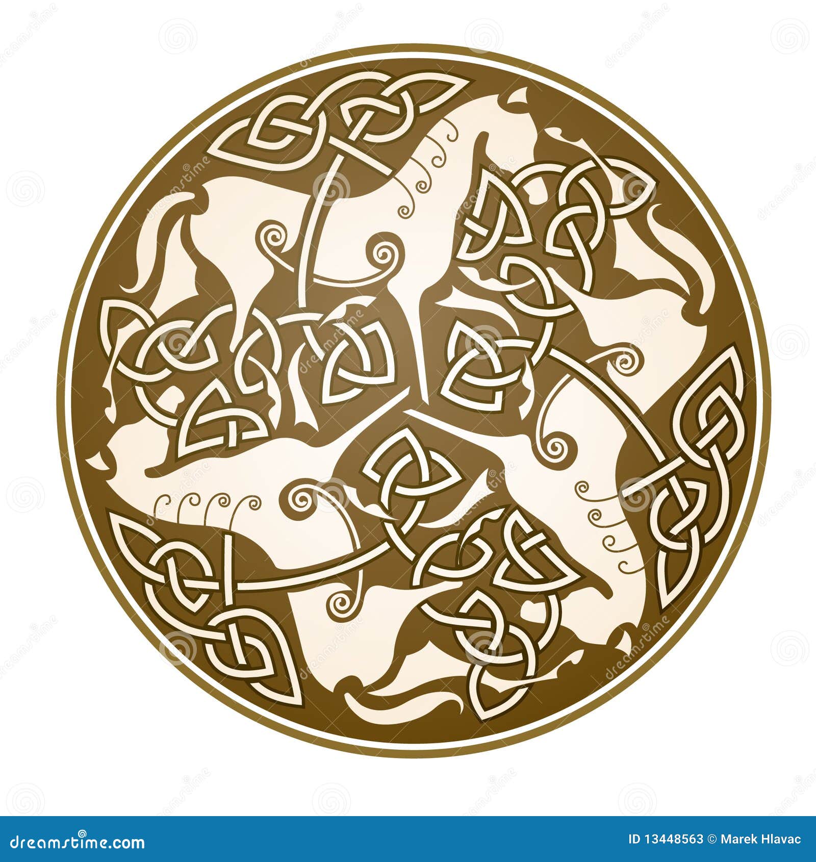 Epona celtic symbol stock vector. Illustration of religion - 13448563