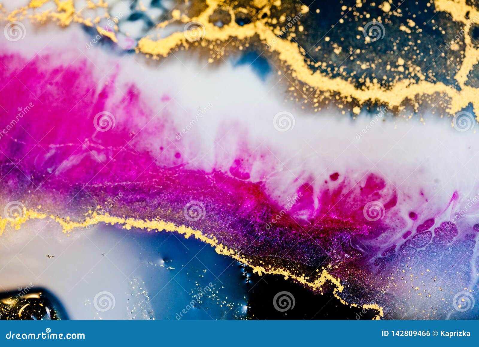 Epoxy Resin Art. Abstract Composition for Your Design Stock Photo ...